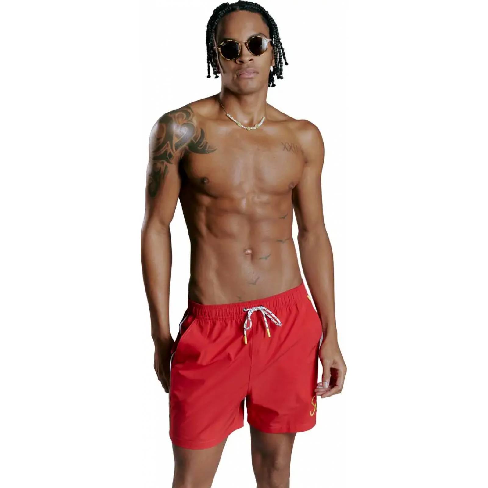Bermuda/short de playa caballero rojo Next & Co modelo PB03