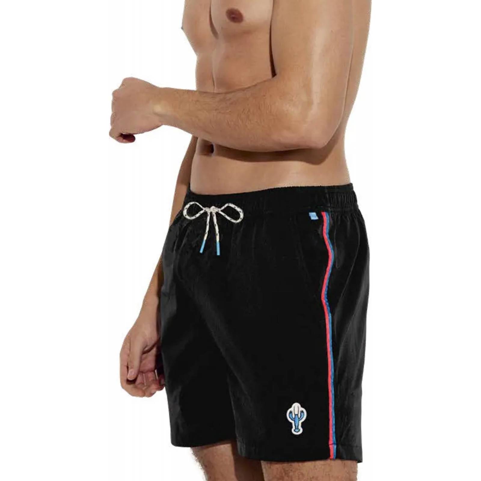 Bermuda/short de playa caballero negro Next & Co modelo PB03