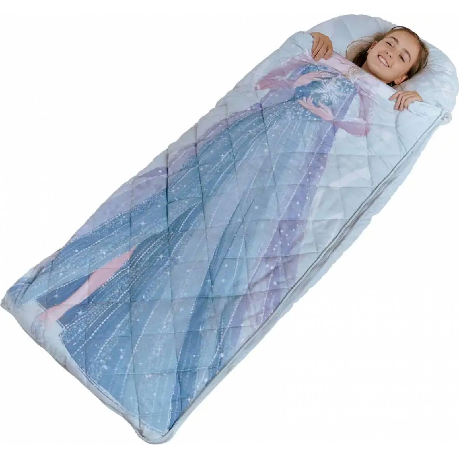 Saco para dormir para dormir niña azul Frozen modelo ELSA