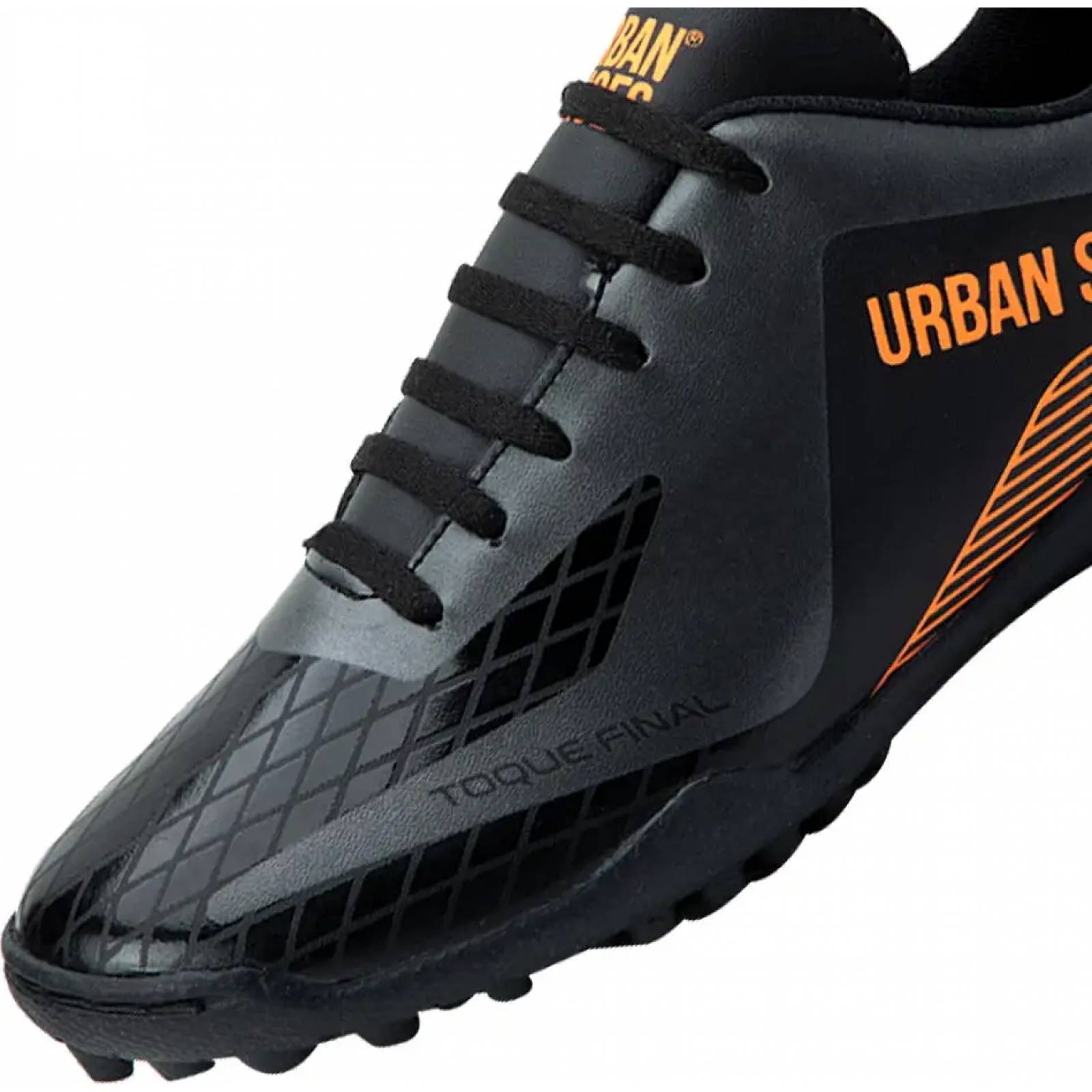 Tenis de futbol / tacos niño negro Urban Shoes modelo 220