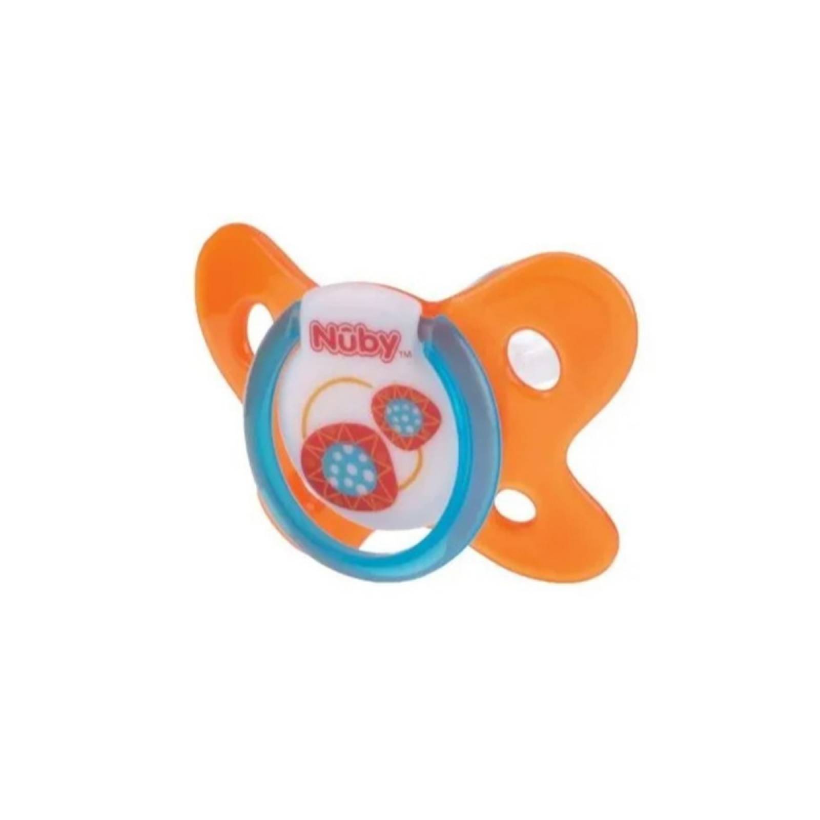 Chupón Mariposa Nuby 6-12m Naranja