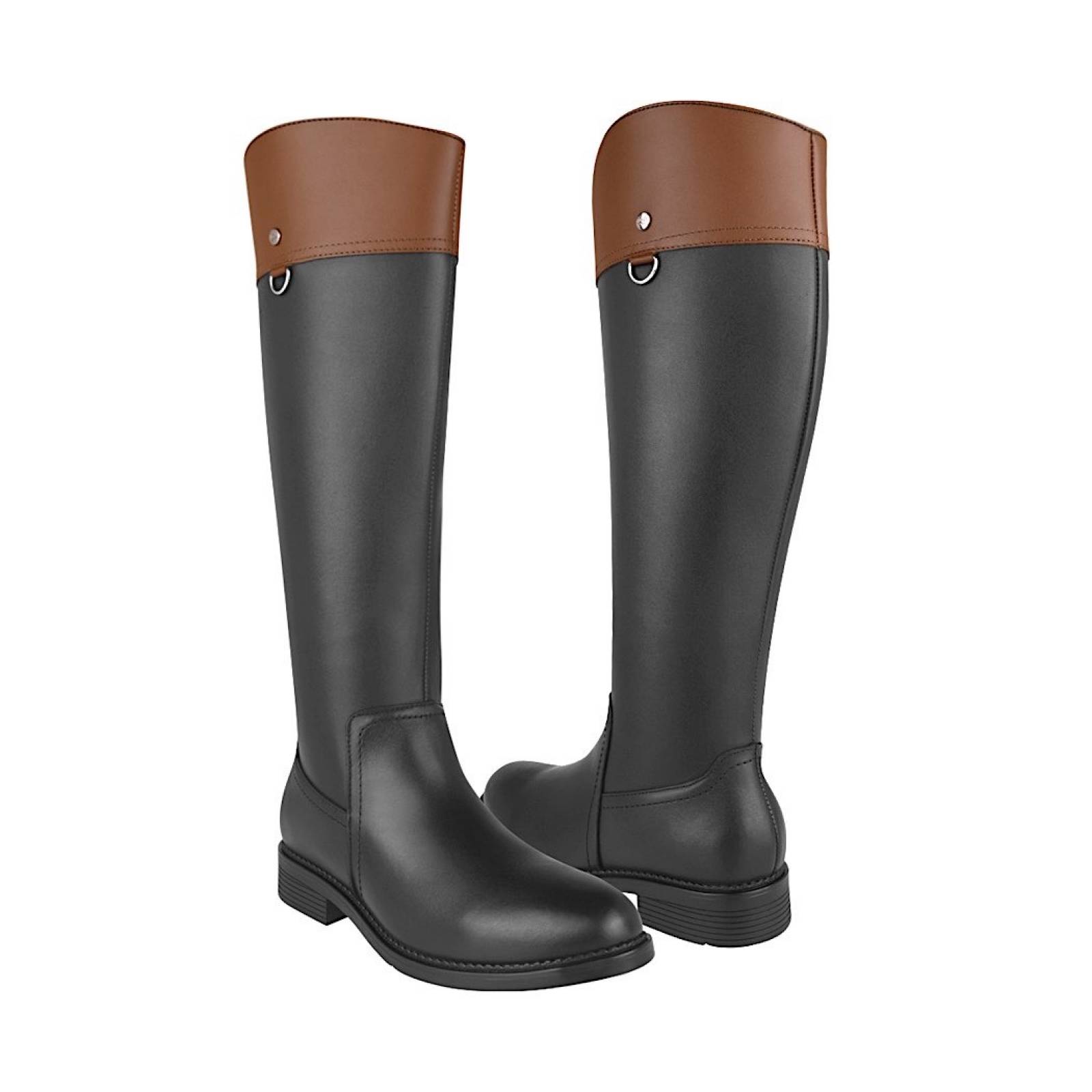 BOTAS DAMA FLEXI 120903 PIEL NEGRO