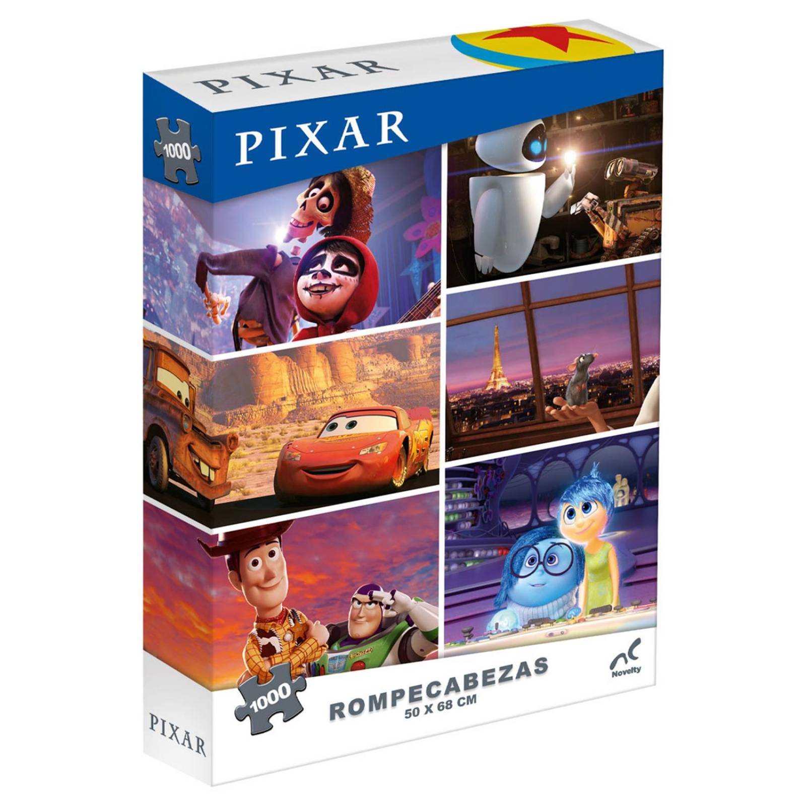 Rompecabezas Coleccionable Pixar Amistades Improbables 1000 piezas caja ...