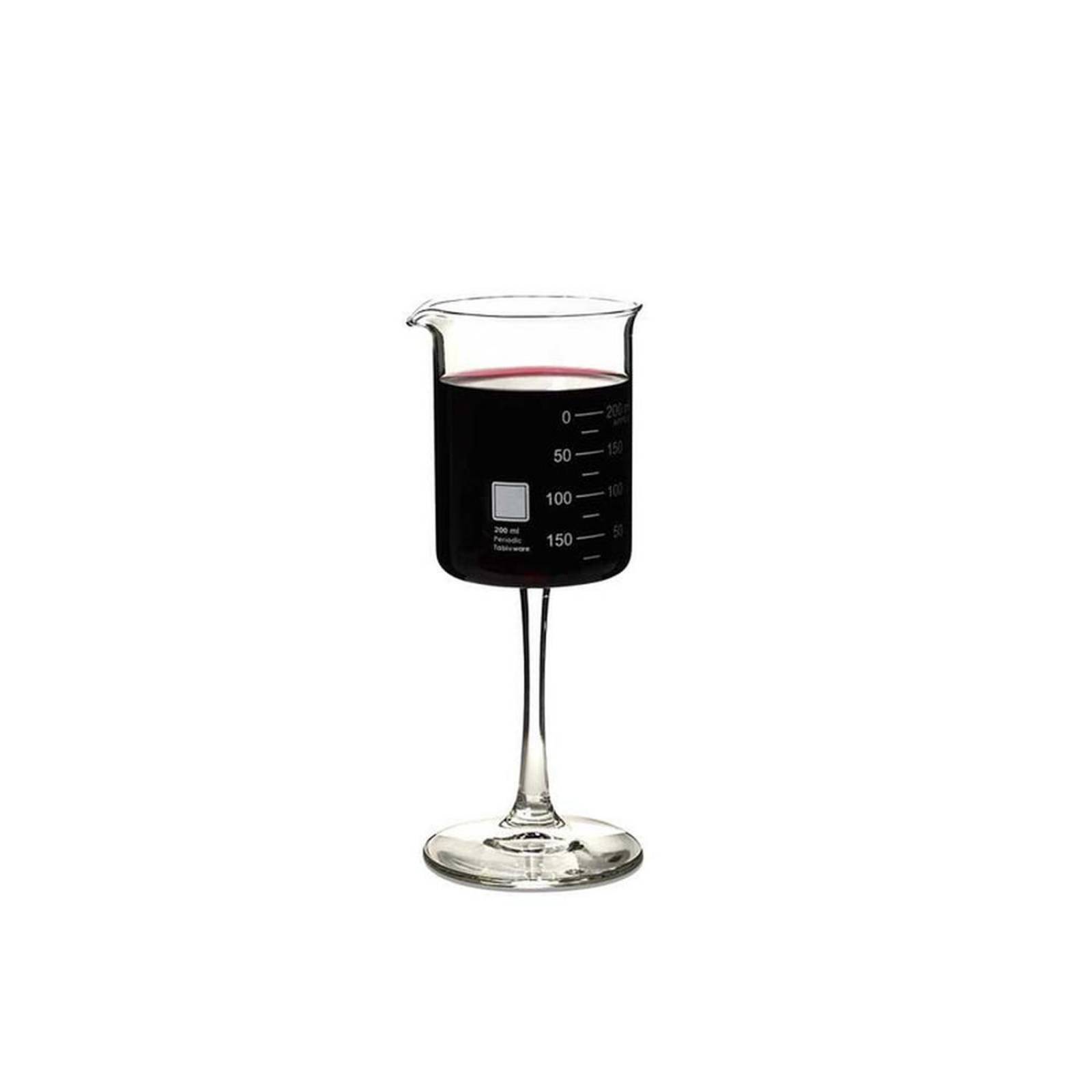 Copa de Vino con forma de Probeta de Laboratorio