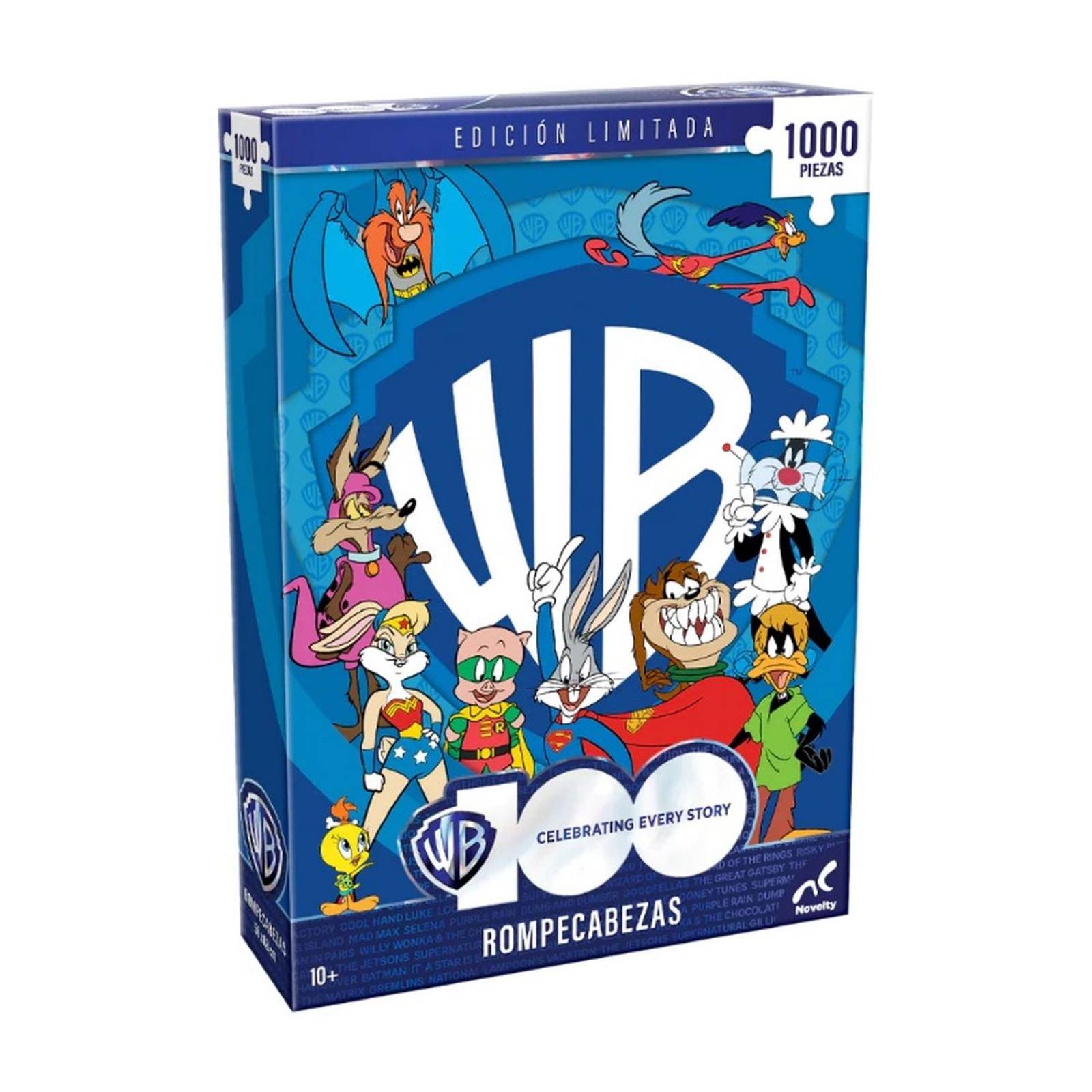 Rompecabezas Warner Brothers 1000 Piezas Edición Limitada