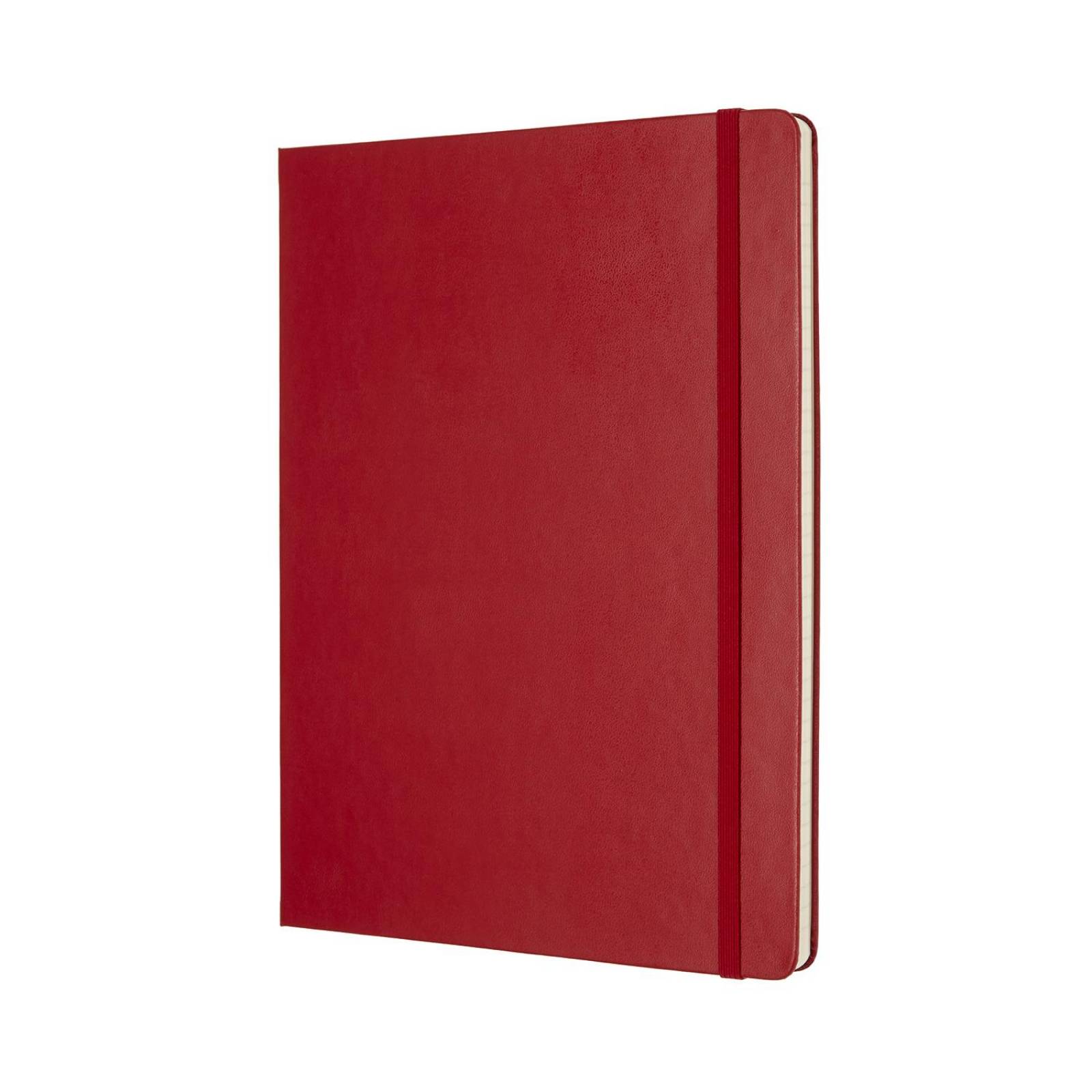 Libreta Clásica Moleskine Extra Grande Roja Hoja Rayada Pasta Dura