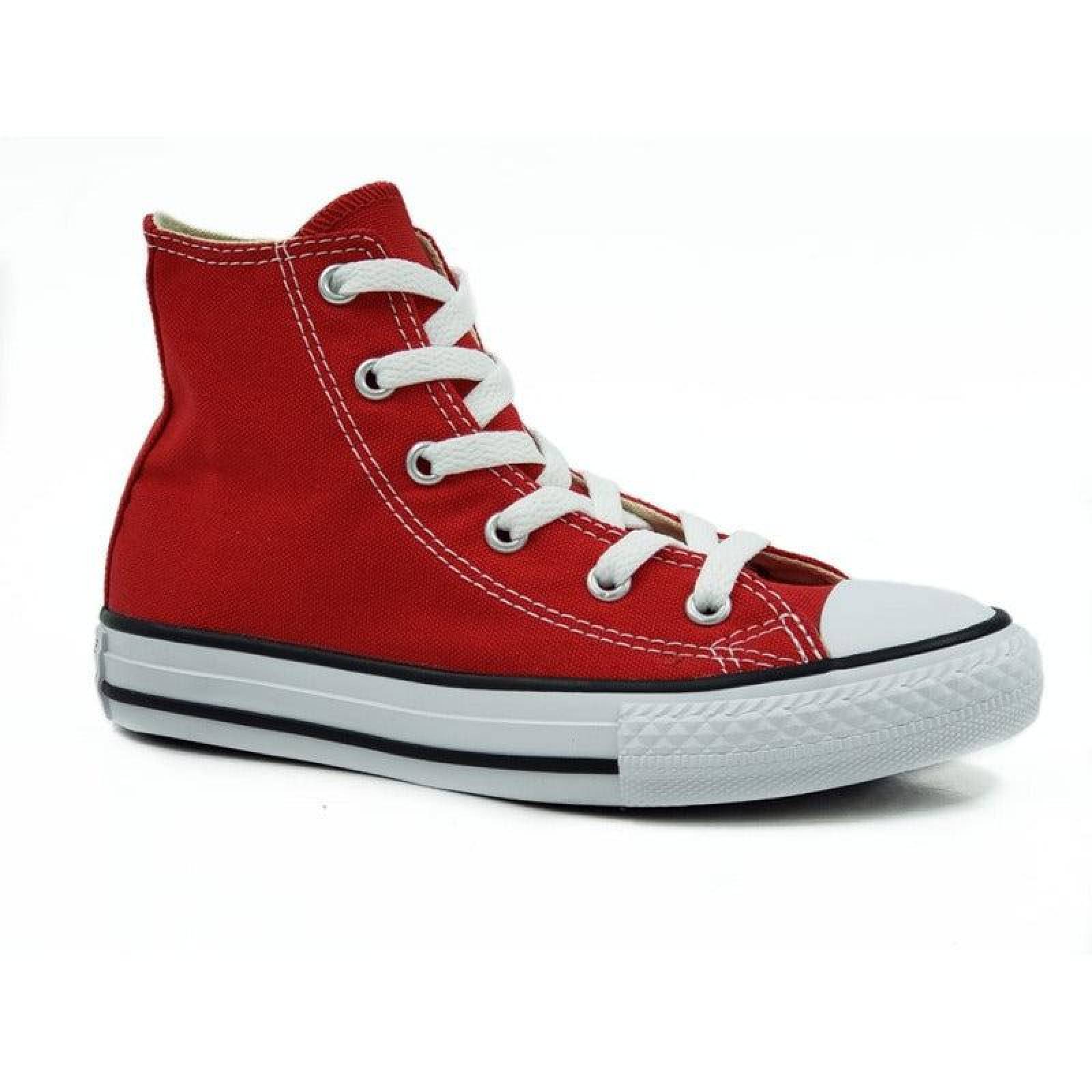 Converse Bota All Star Chuck Para Niños-rojo Originales