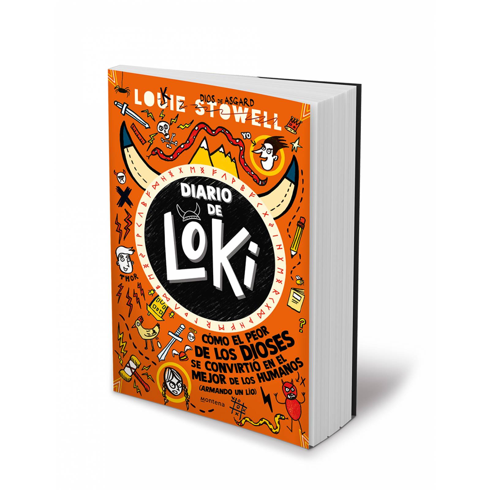 Libro Diario de Loki Editorial Montena Autor Louie Stowell Javier Roma