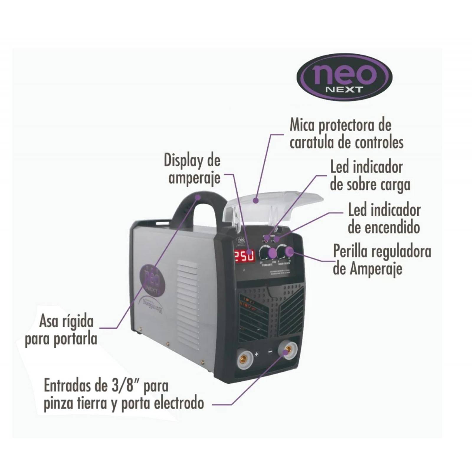 Soldadora Inversora Neo 110v-220v 250a Industrial