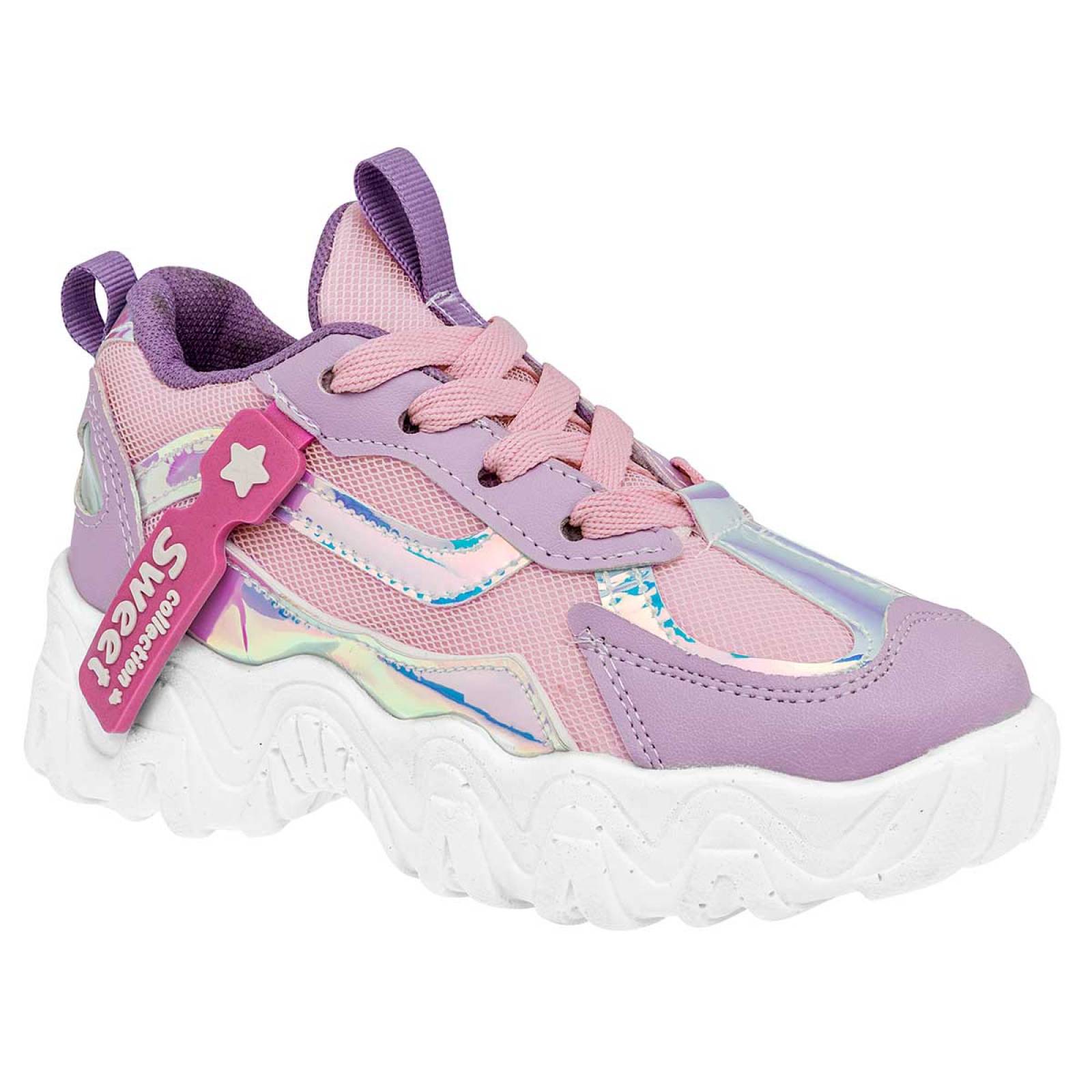 Tenis Efectos Rosa 2075