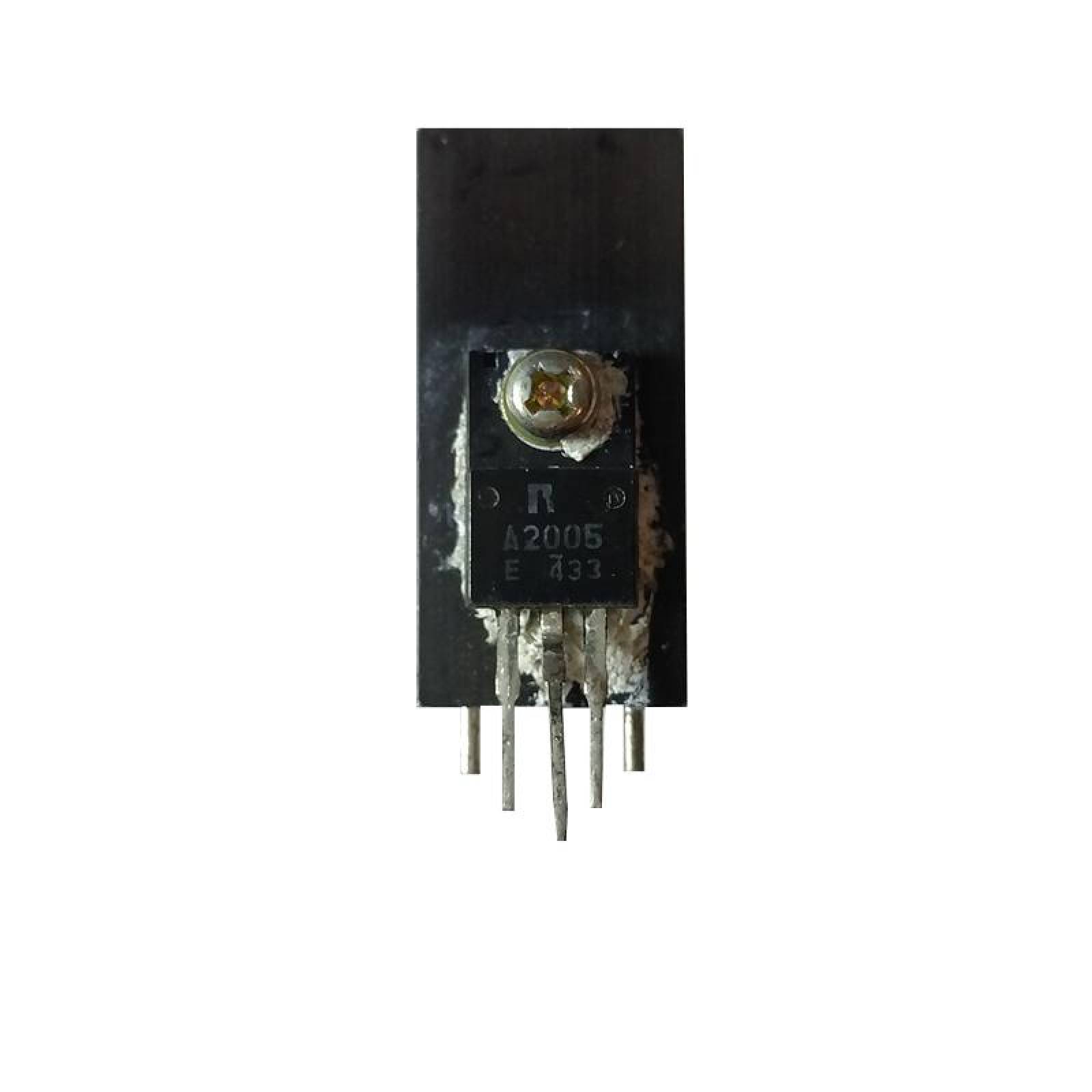 A2005+DISIPADOR Transistor Pnp 160V 1.5A 20W. Disipador Incluido