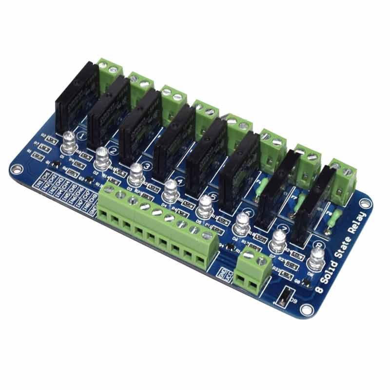 Módulo De 8 Relevadores Estado Solido De 2 A 120Vca Para Arduino