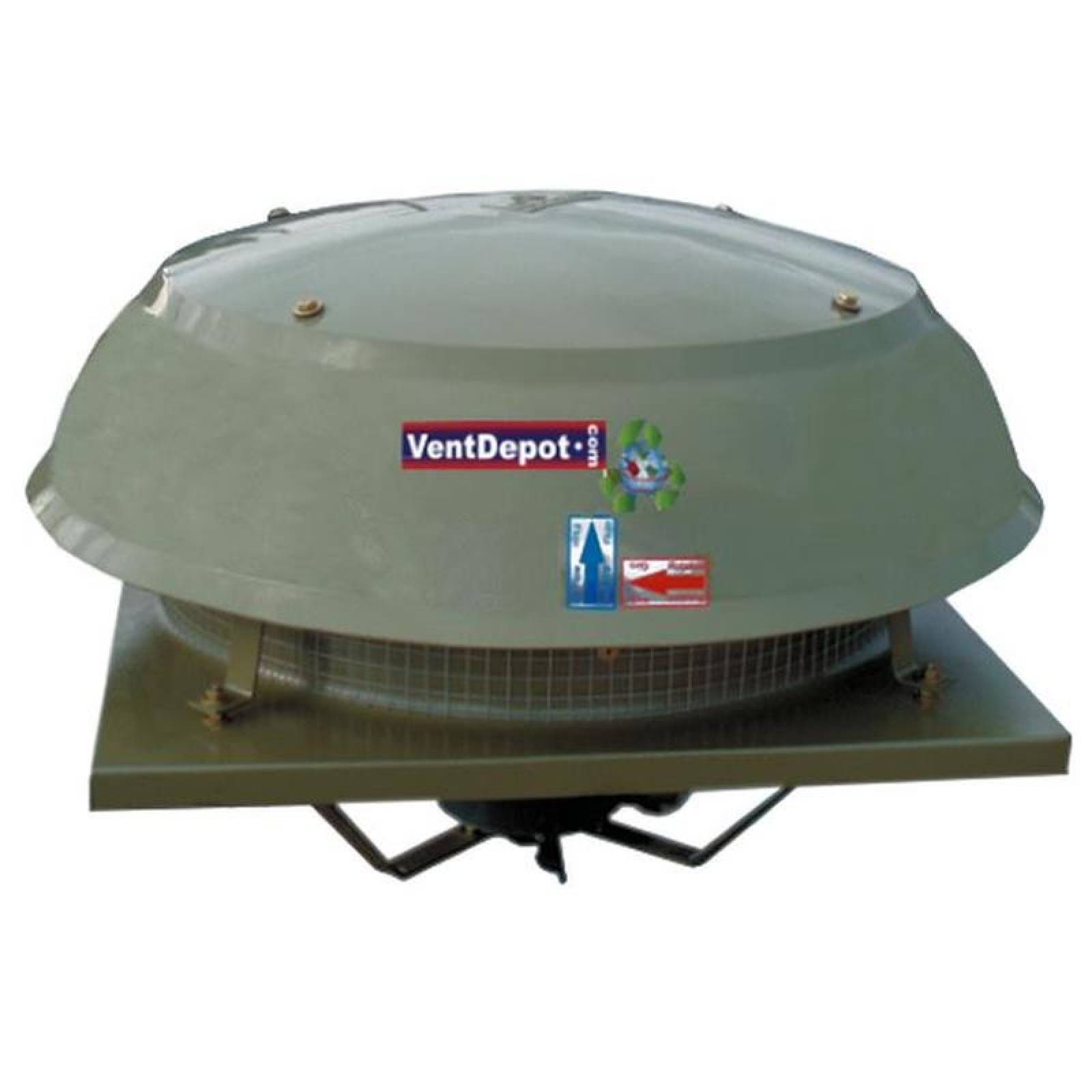 Extractor de Aire para Techo MXALM-009-3 Aspas 14" Diámetro 2098m3hr ...