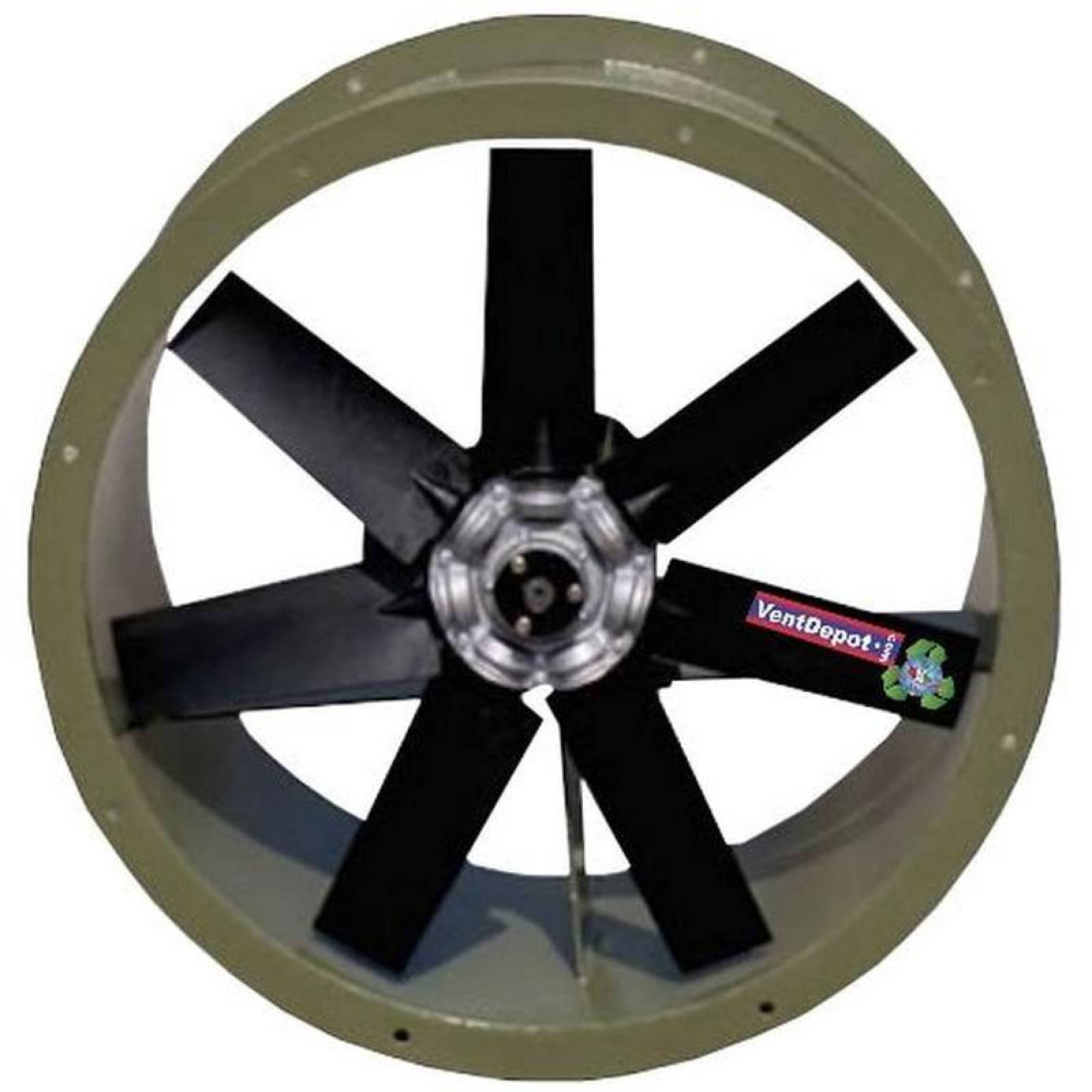 Extractor Axial Tubular AMCA, MXPYT-023, 36"Diam,28543m3/hr,220/440V,3F ...