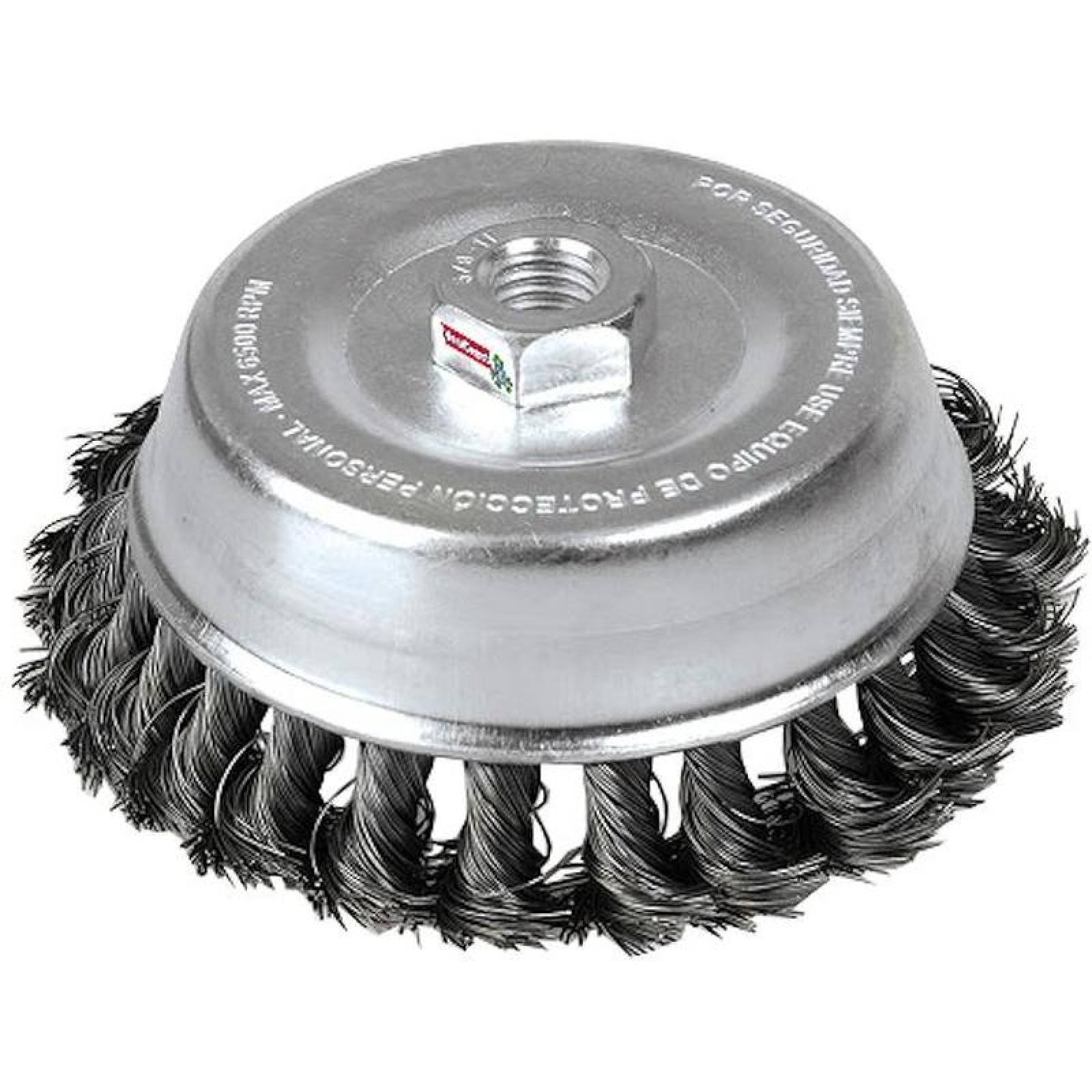 Carda alto carbono Trenzada MXFIV-001-12 5" Diámetro 58" Rosca 6500RPM ...