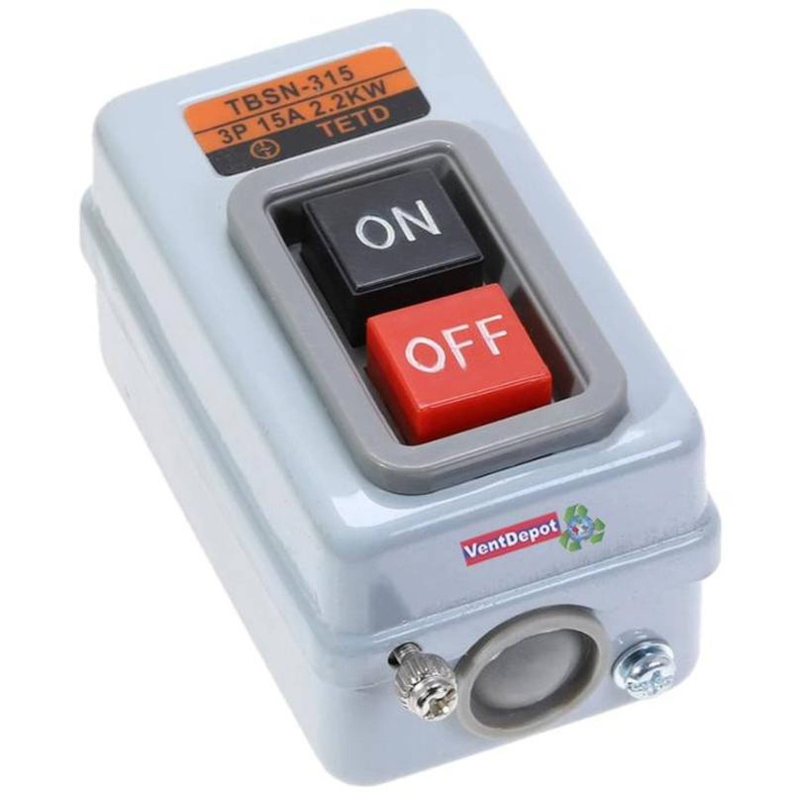 Interruptores para Extractores, MXHRD-001-25, ON/OFF, 3HP, 2,2Kw, 380V ...