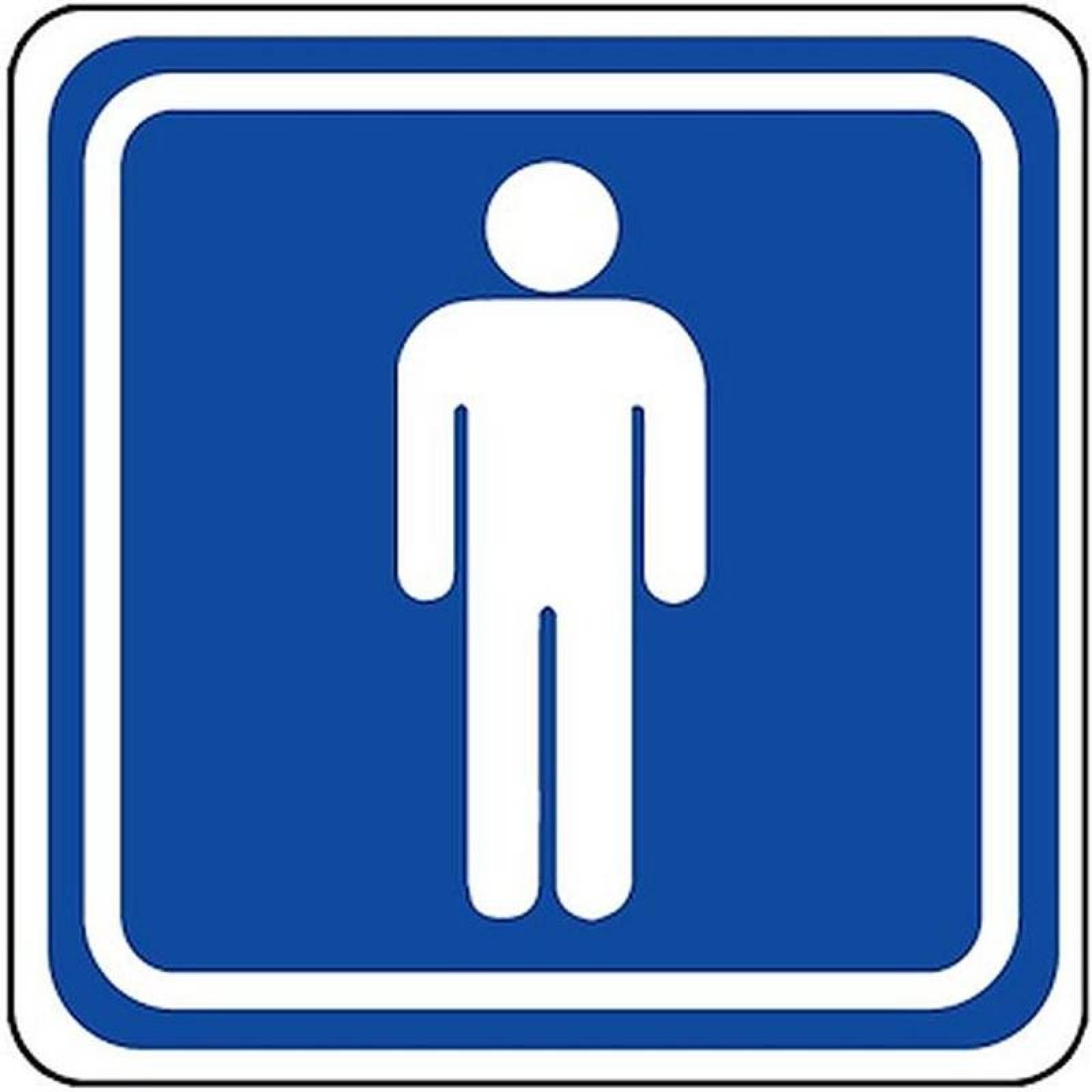 Rótulo Indicativo Público MXSIS-037 20x20 cm Informativos Caballeros ...