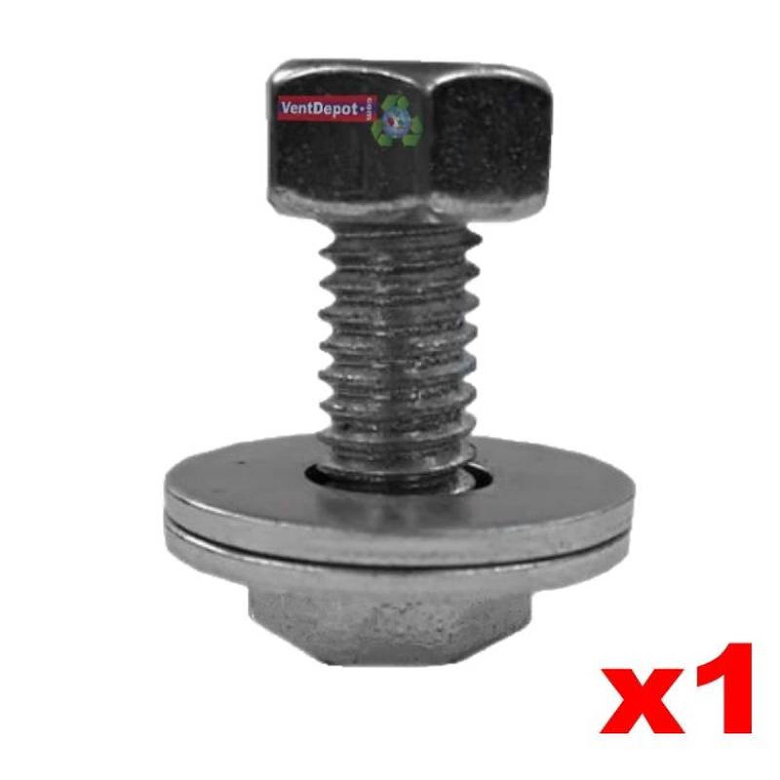Rondana con Tuerca, MXSIF-007, Tornillo 3/8" Diámetro, 9.52mm Diámetro ...
