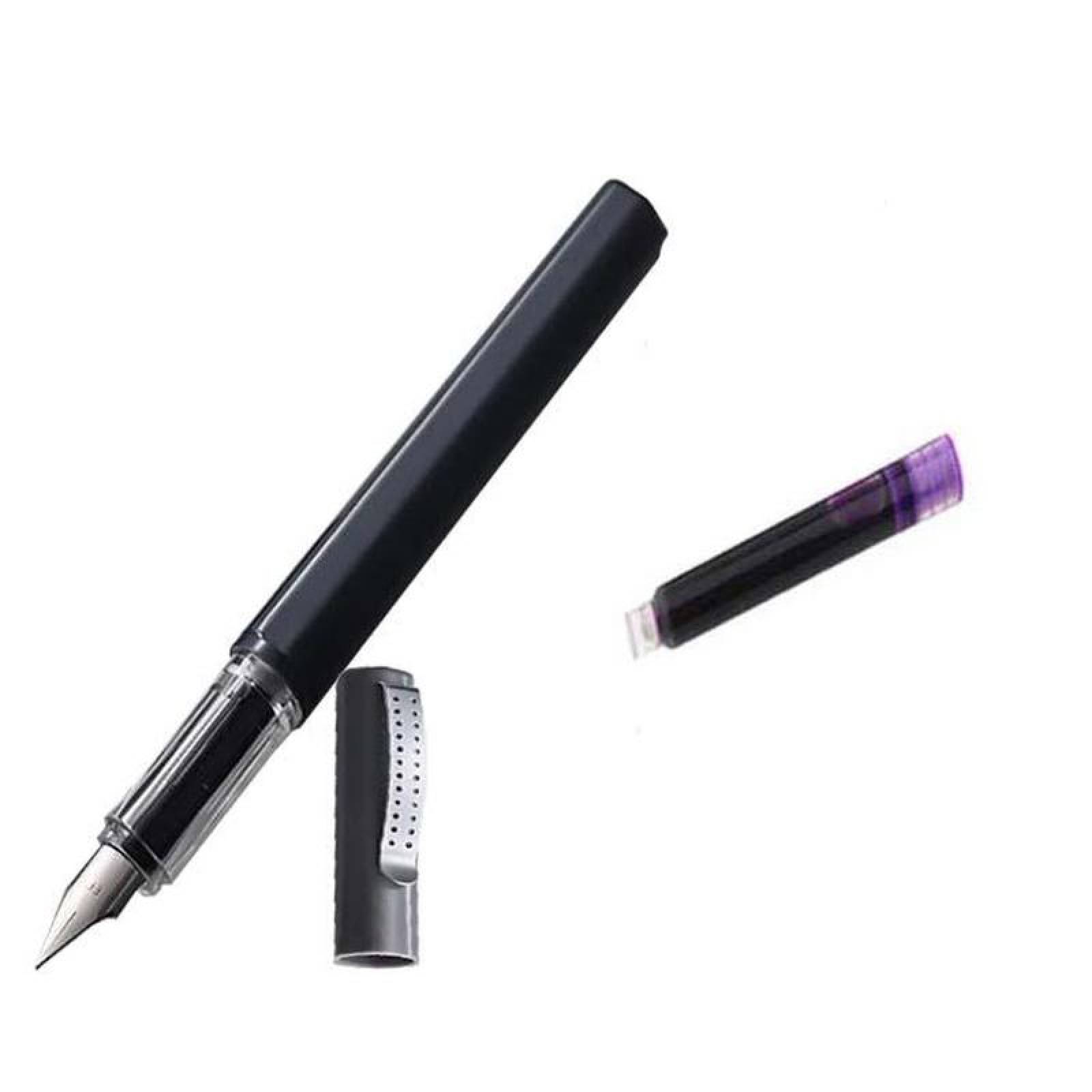 Plumas Tipo Fuente Elegantes, MXLUG-003, 1pza, 0.38mm, Gris, 1 Tinta ...