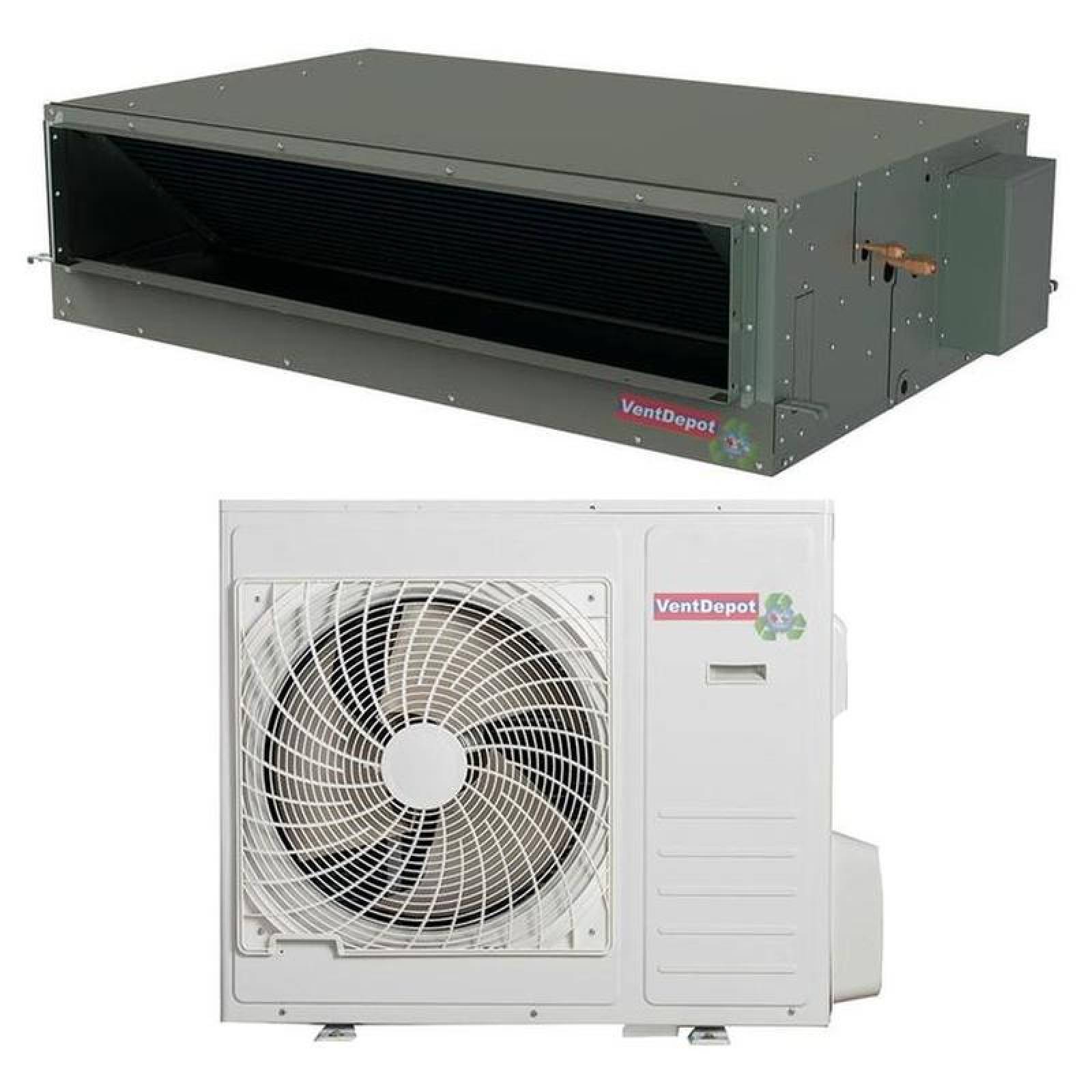 Paquete Evaporadora y condensadora, MXFKI-001-2, 36000BTU, 3 Ton, R410a ...