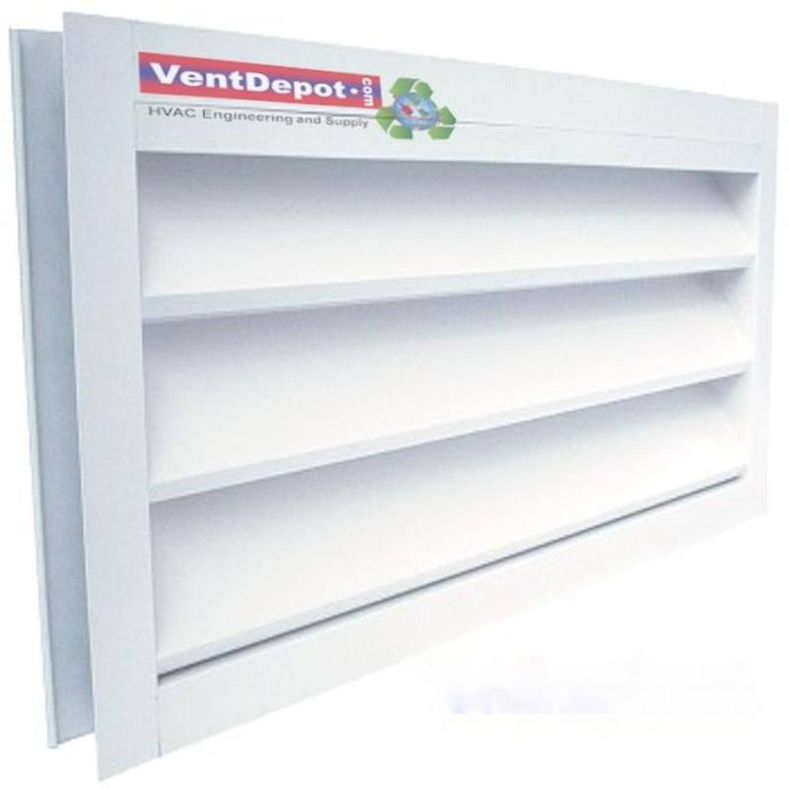 Ventas de Louvers para Lluvia, MXCMB-0007, Base: 12" Altura: 30", Ancho ...