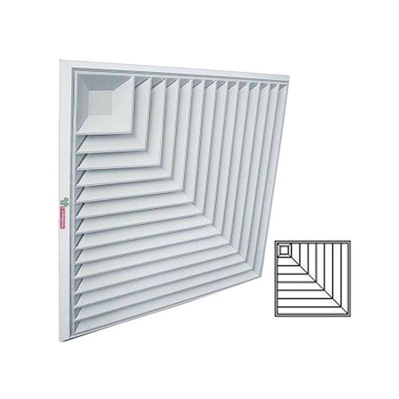 Rejillas para Difusión de Aire, MXDBC-009, 12x12", Aluminio, Blanco ...