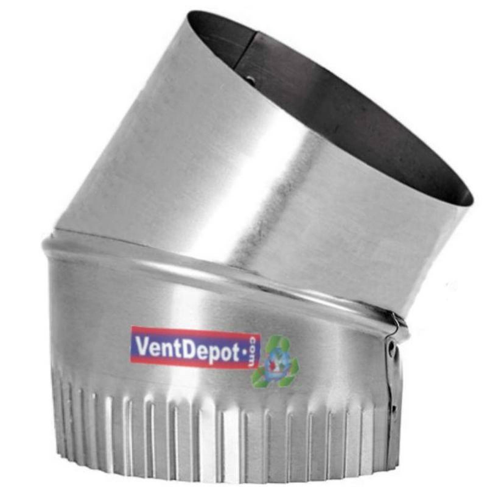 Ducto Circular Codo en Escuadra, MXCNG-004-2, 8" Diámetro, Radio 8 ...