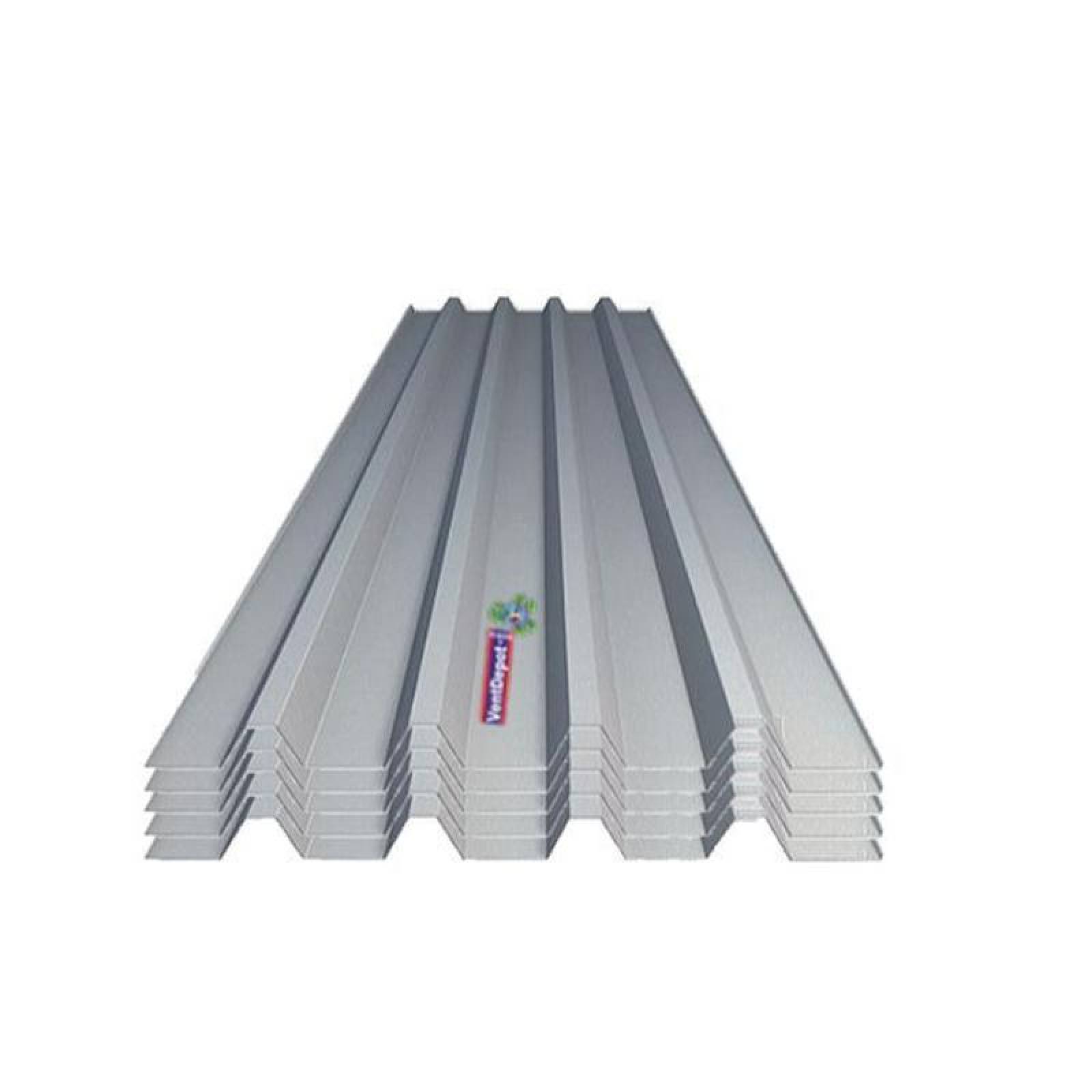 Laminilla Acabado Acero Metálico MXLGN-002 0,72x1m Calibre 22 Perfil R ...