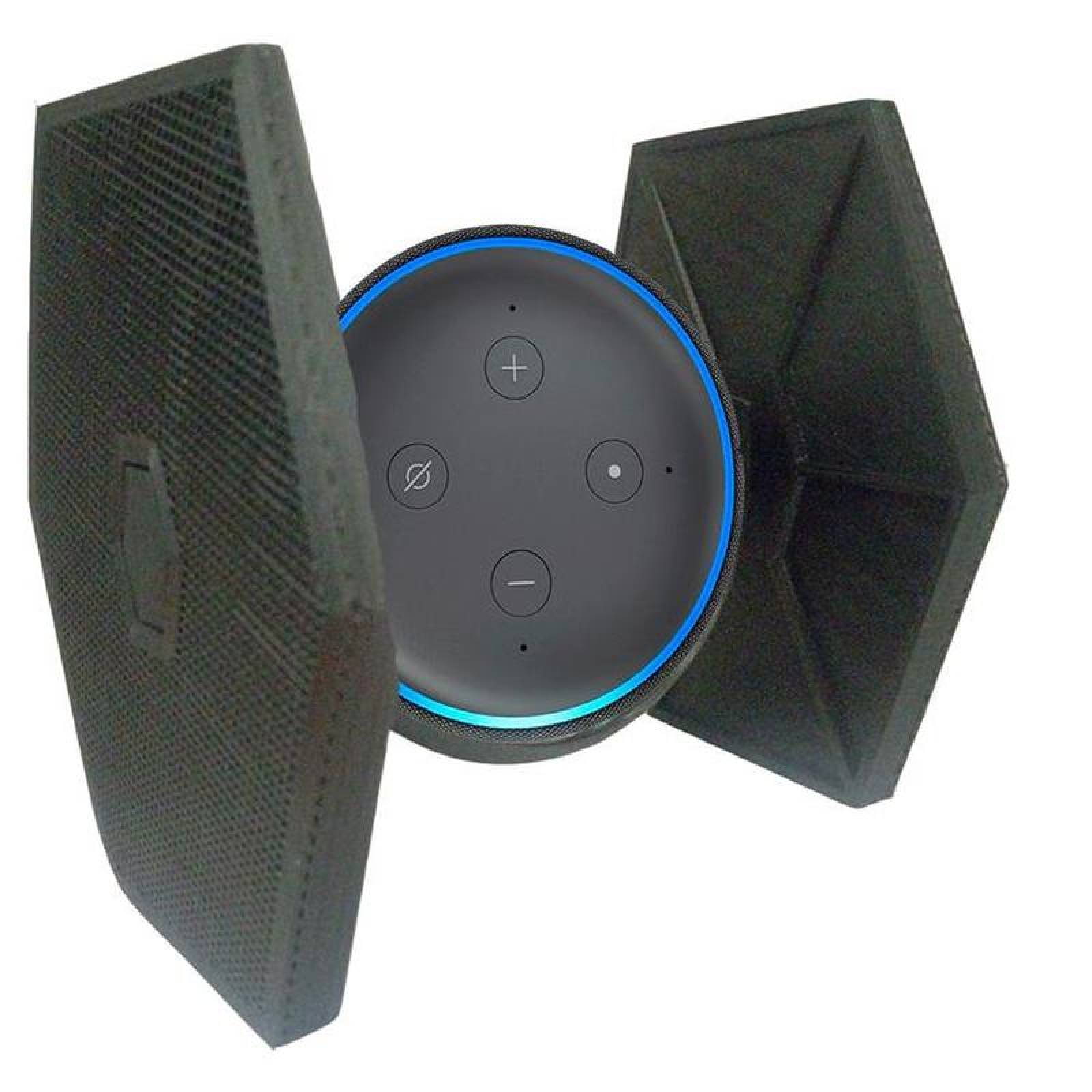 Base Tie Fighter Alexa para Oficina MXGXS-002-4 2 pzs15x15x12cm Negro ...