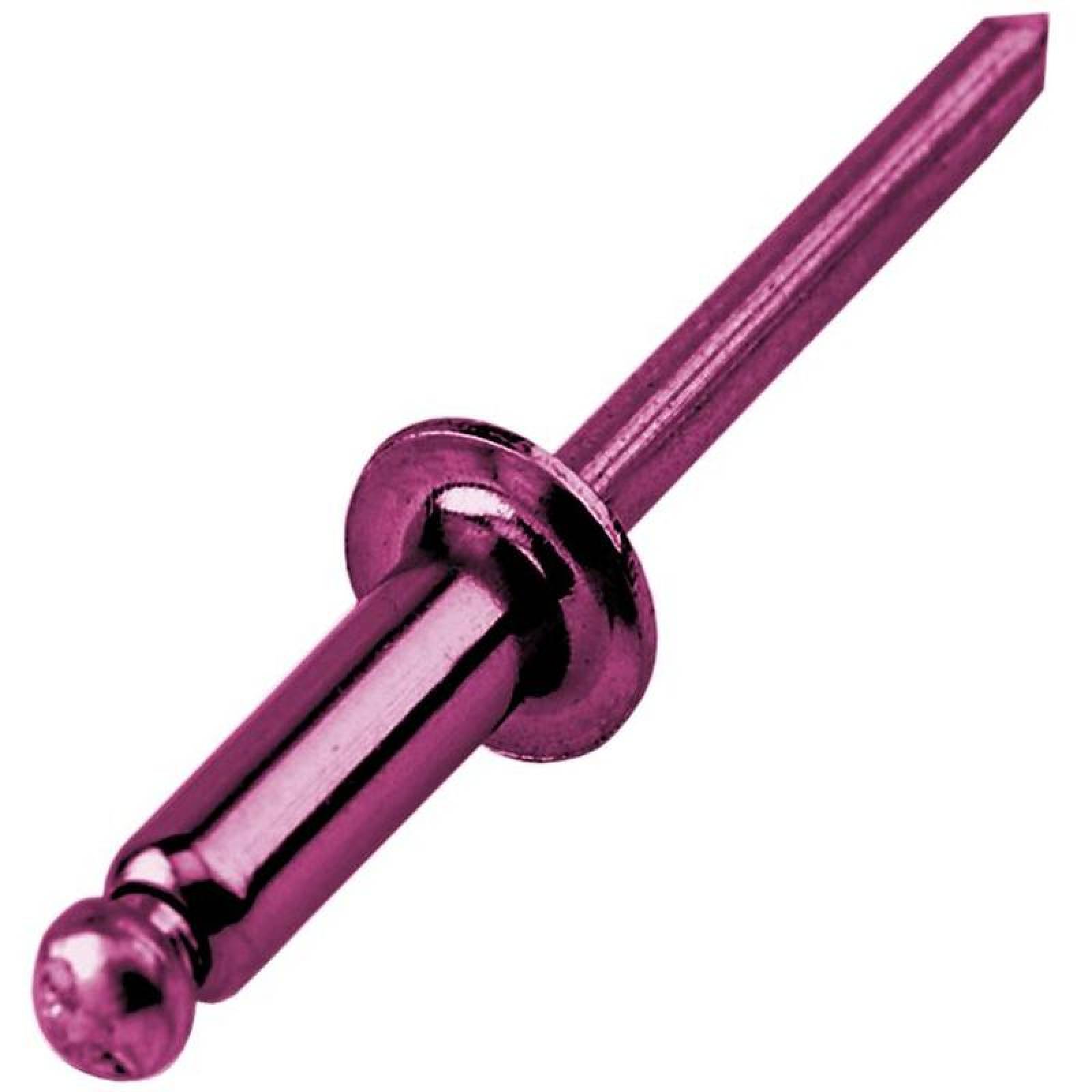 Tipos de Remache MXRVG-003 1000Pzas # 3 Long 332" ó 14mm Cab,Domo Tipo ...