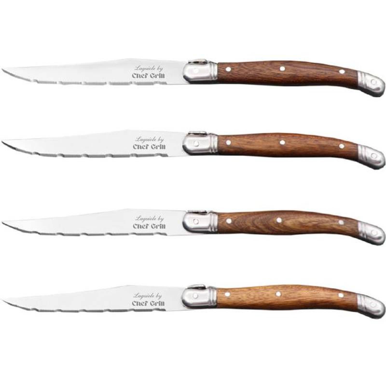 Cuchillos Laguiole uso Comercial MXLAG-004-1 4pzas 23 cm Acero ...