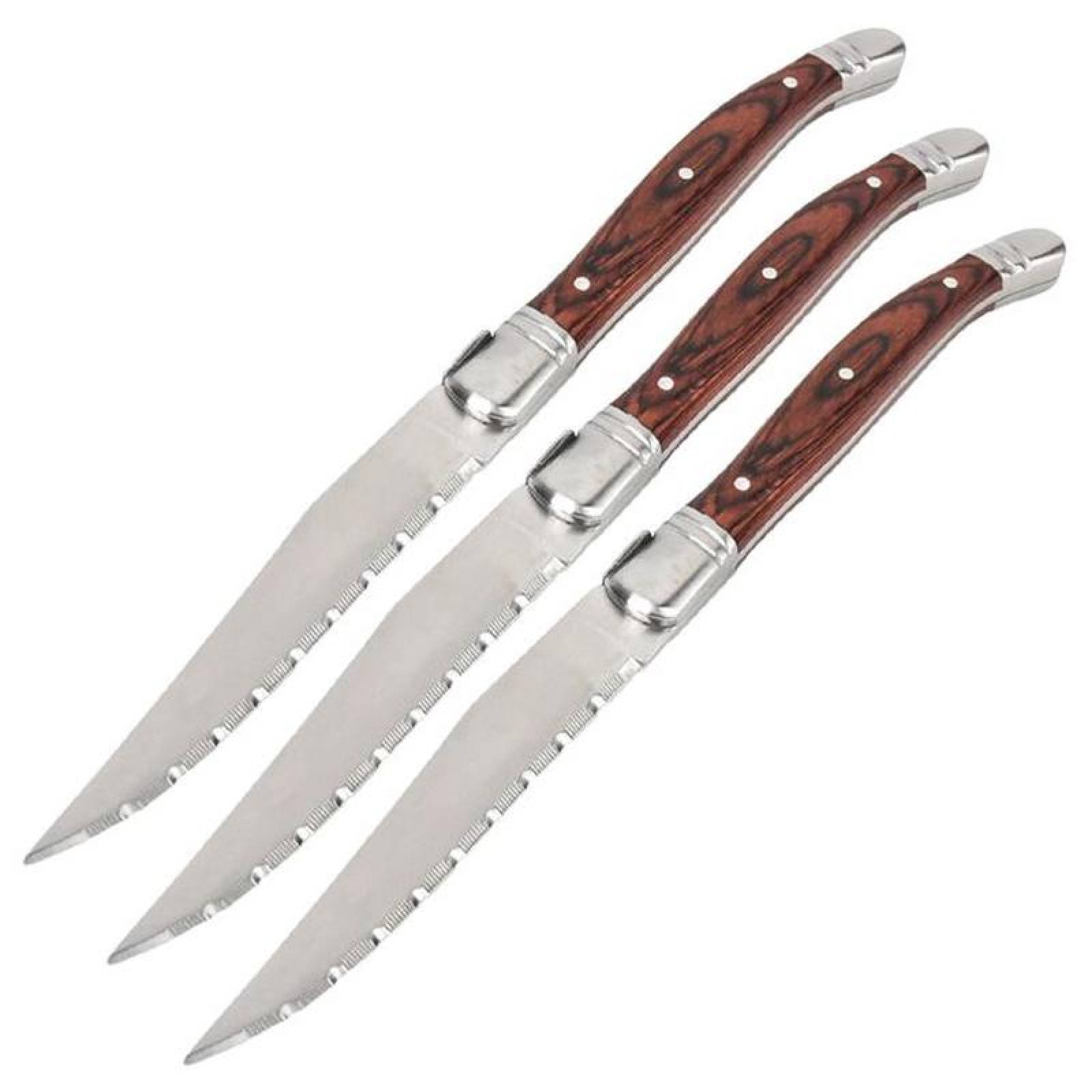 Cuchillos Laguiole uso Comercial MXLAG-004-1 4pzas 23 cm Acero ...