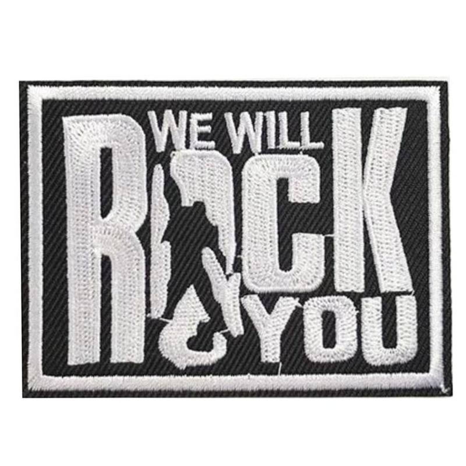 Parches TemoAdhesivos de Rock MXOCK-001-3 1 Parche We Will Rock You 7 ...