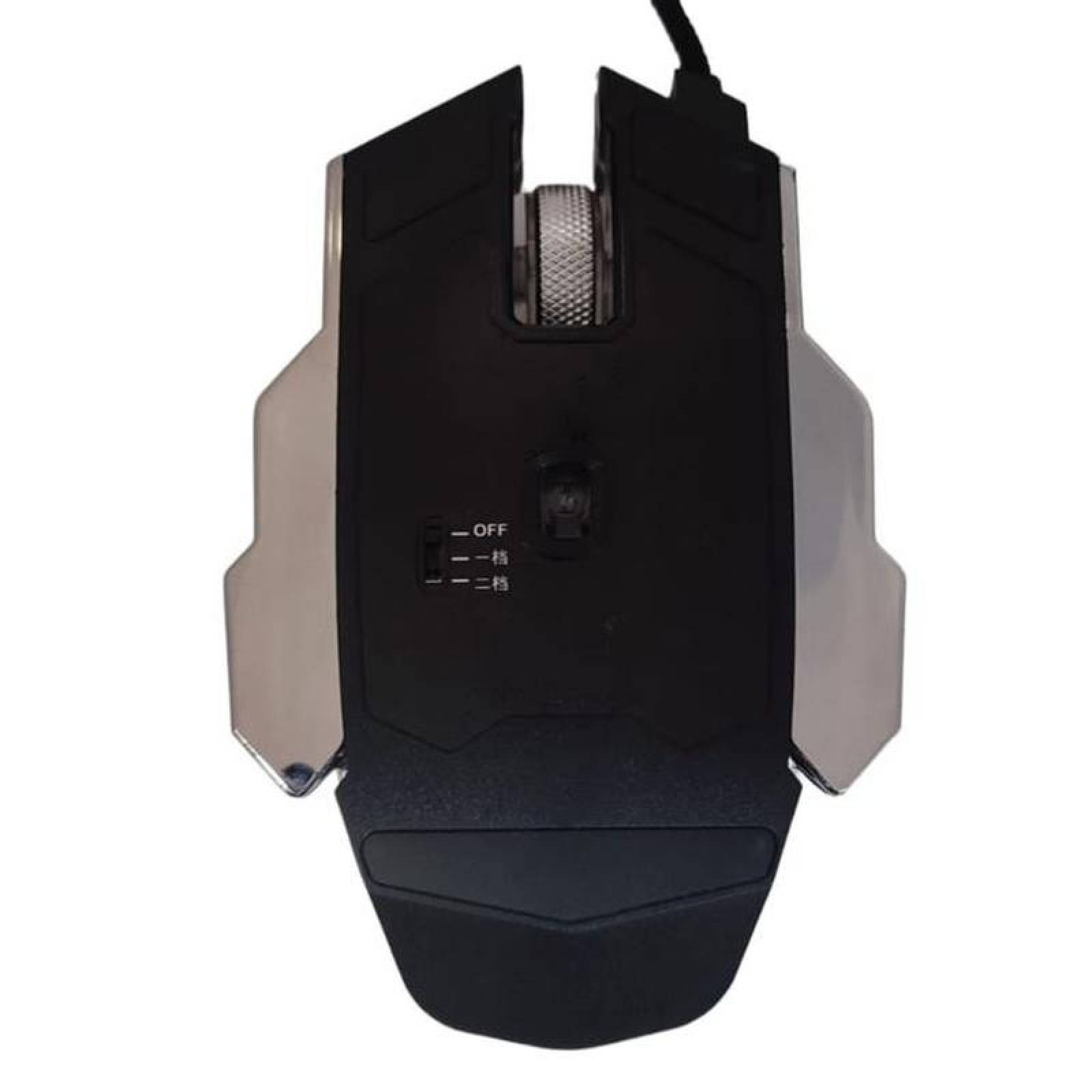 Mouse Gamer con Luz Led Integrada MXGAW-001-29 Tipo 7D Alámbrico Negro ...