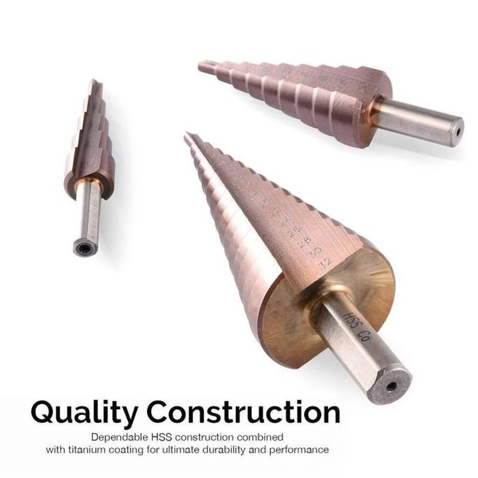 Kit Brocas Escalonadas MXOPP-003-4 9pzs 3 x 4-12 3 x 4-20 3 x 4-32mm ...