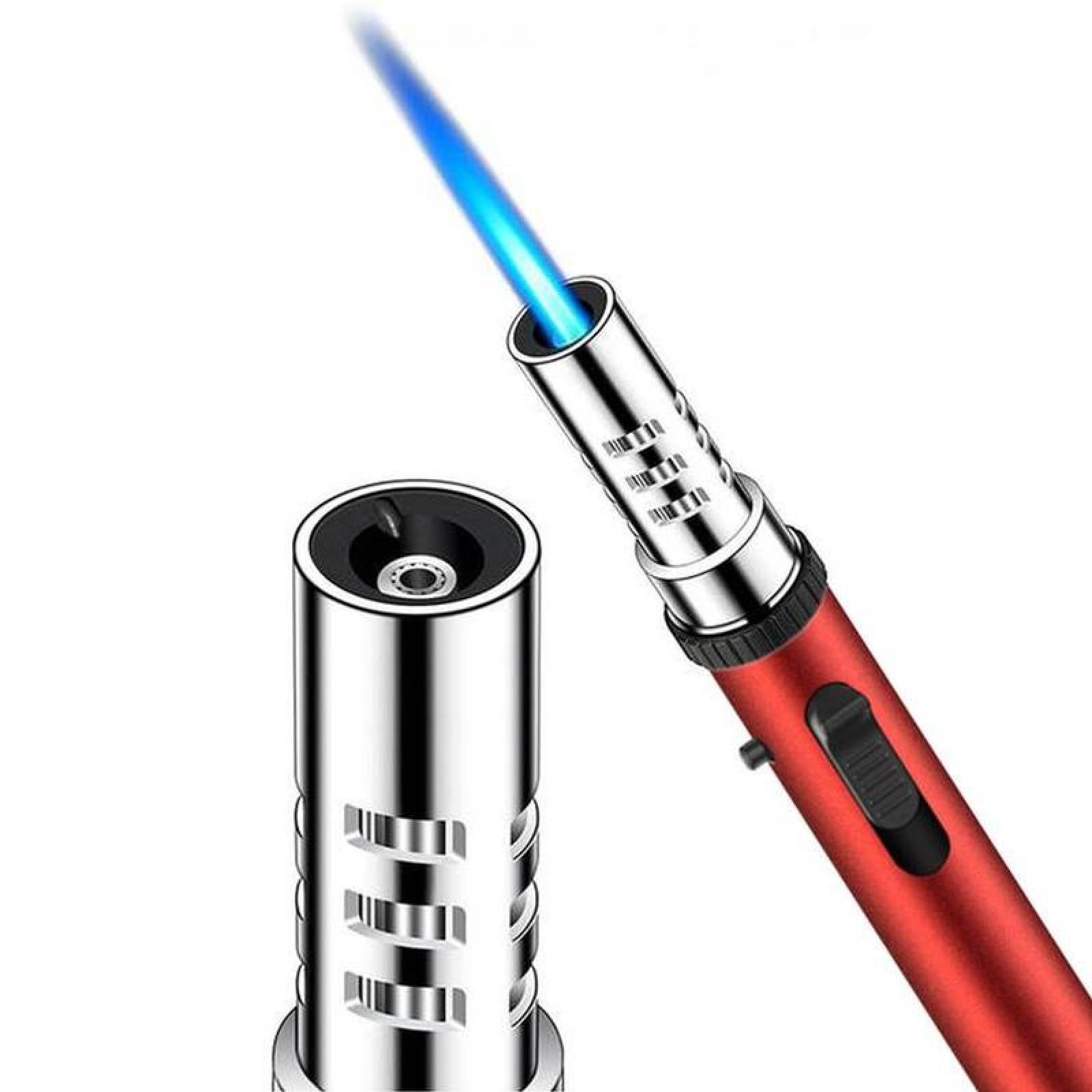 Flameador de Gas Butano MXURC-003-6 3 Pzas Rojo Recargable Metal Gas ...