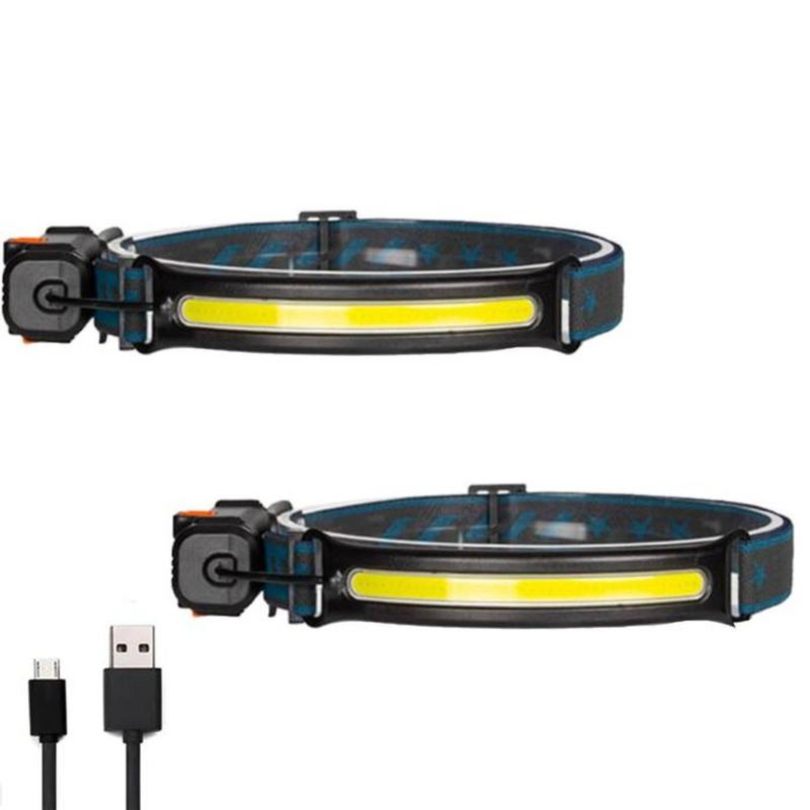 Linterna de Cabeza Contra el Agua MXAMR-002-1 2 Pzas 100m 1 LED Tipo ...