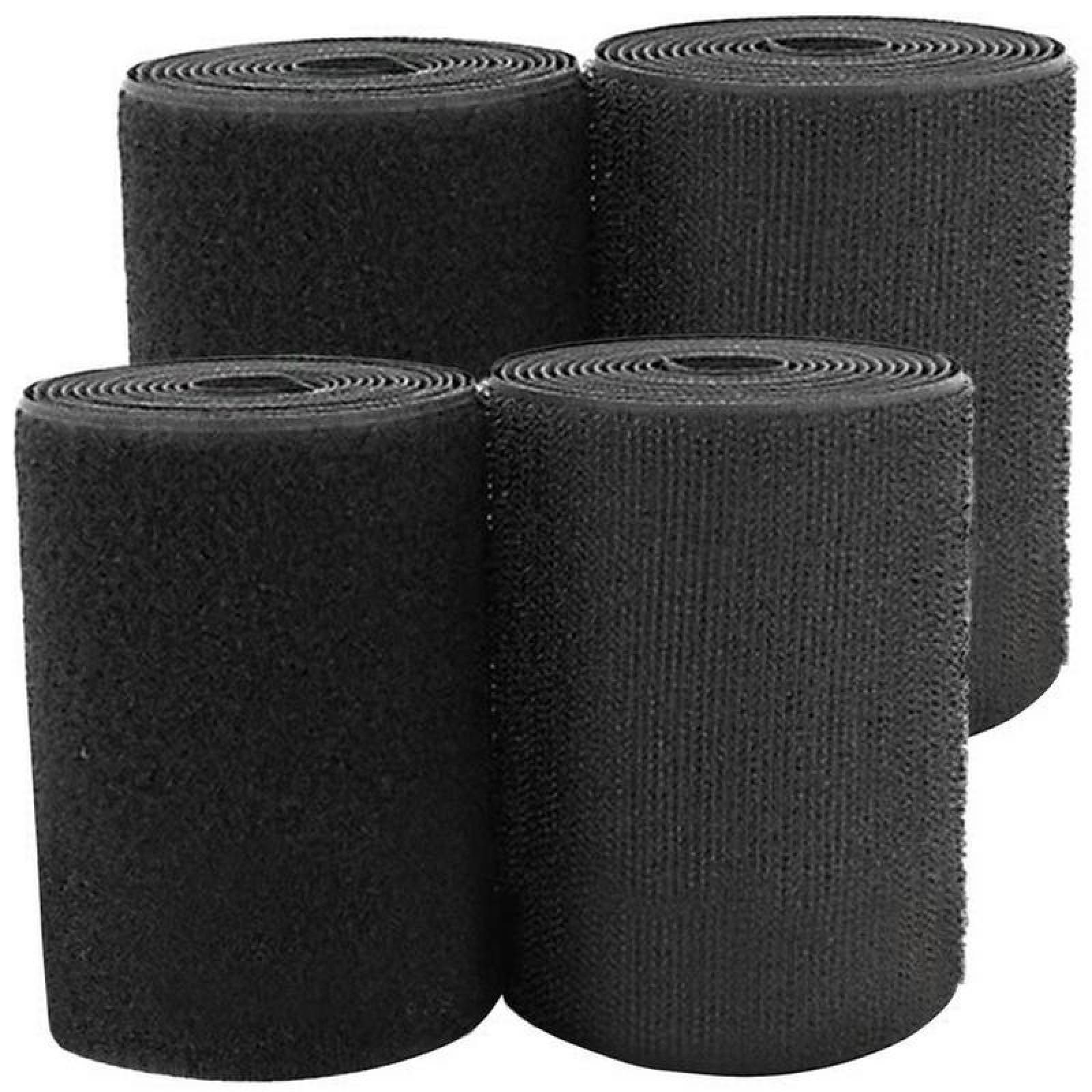 Cinta Bucle y Gancho Uso Intensivo MXHLV-002-6 2 pzas 100mm 5m Negro ...