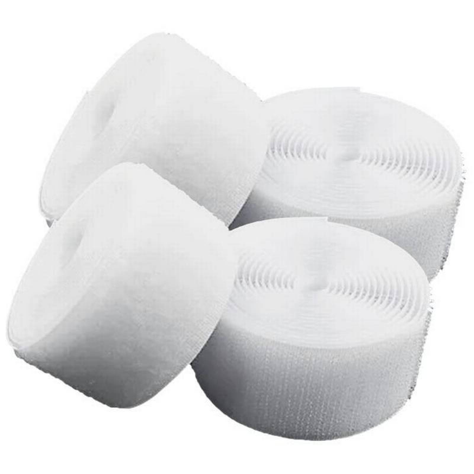 Rollos de Adhesión por Contacto MXHWG-002-2 2 pzas 38mm 5m Blanco Rollo ...