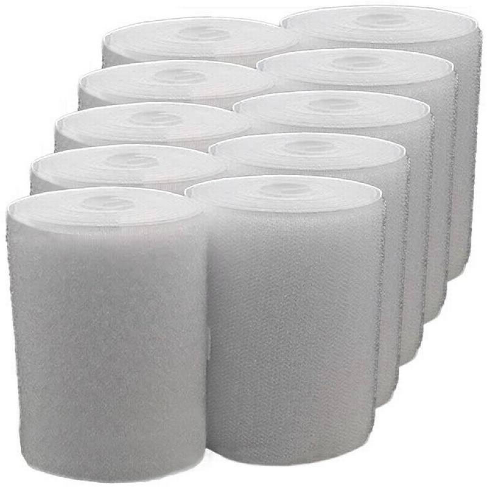 Cinta de Fijación Velcrada MXHWJ-005-1 5 pzas 100mm 5m Blanco Rollo ...