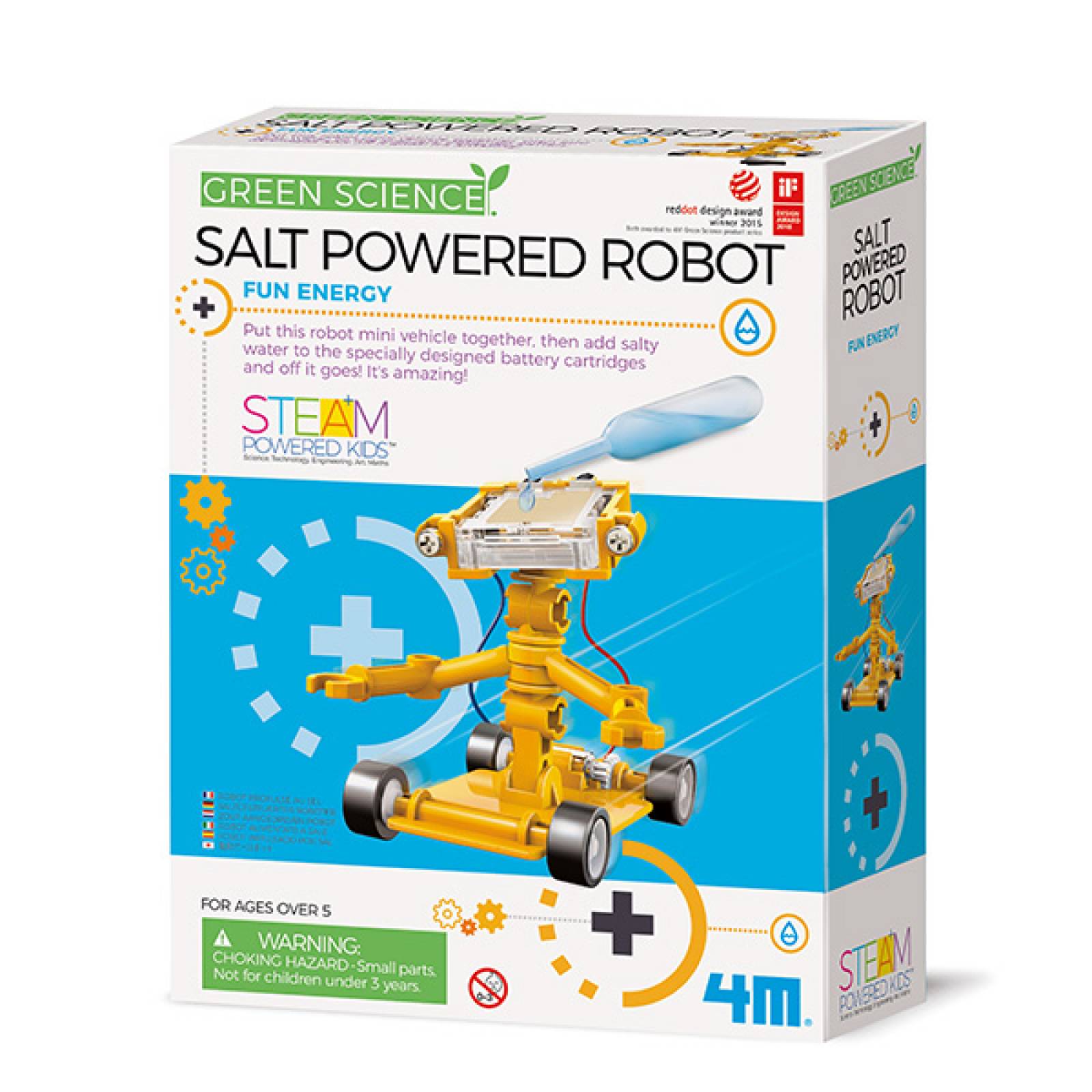 Salt Water Powered Robot