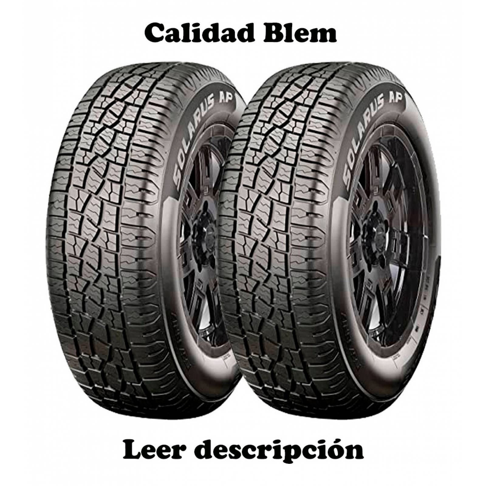 PAQUETE DE 2 LLANTAS 235/85r16 Starfire Solarus Ap 120r
