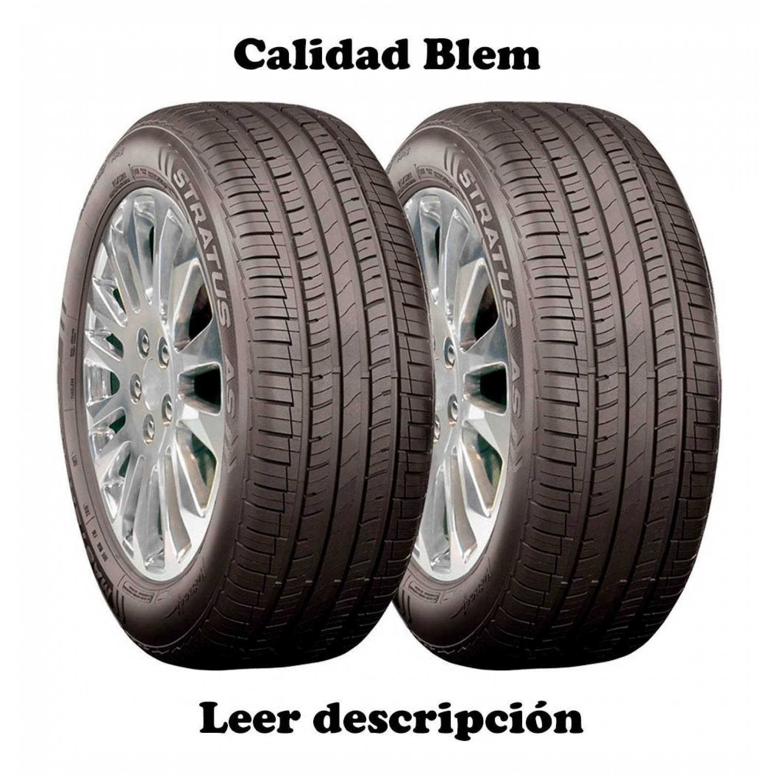 PAQUETE DE 2 LLANTAS 195/65r15 Mastercraft Stratus As Blem 91h