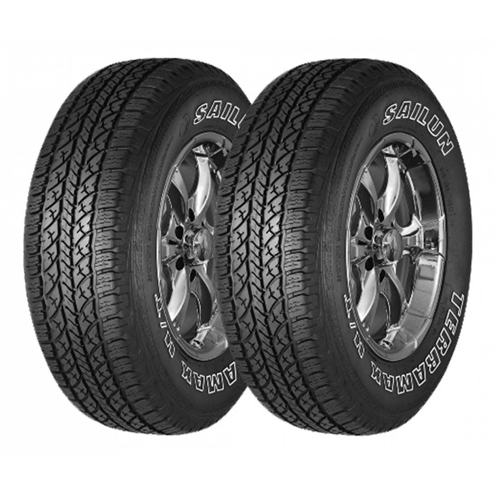 PAQUETE DE 2 LLANTAS 235/75r15 Sailun Terramax H/t 105t