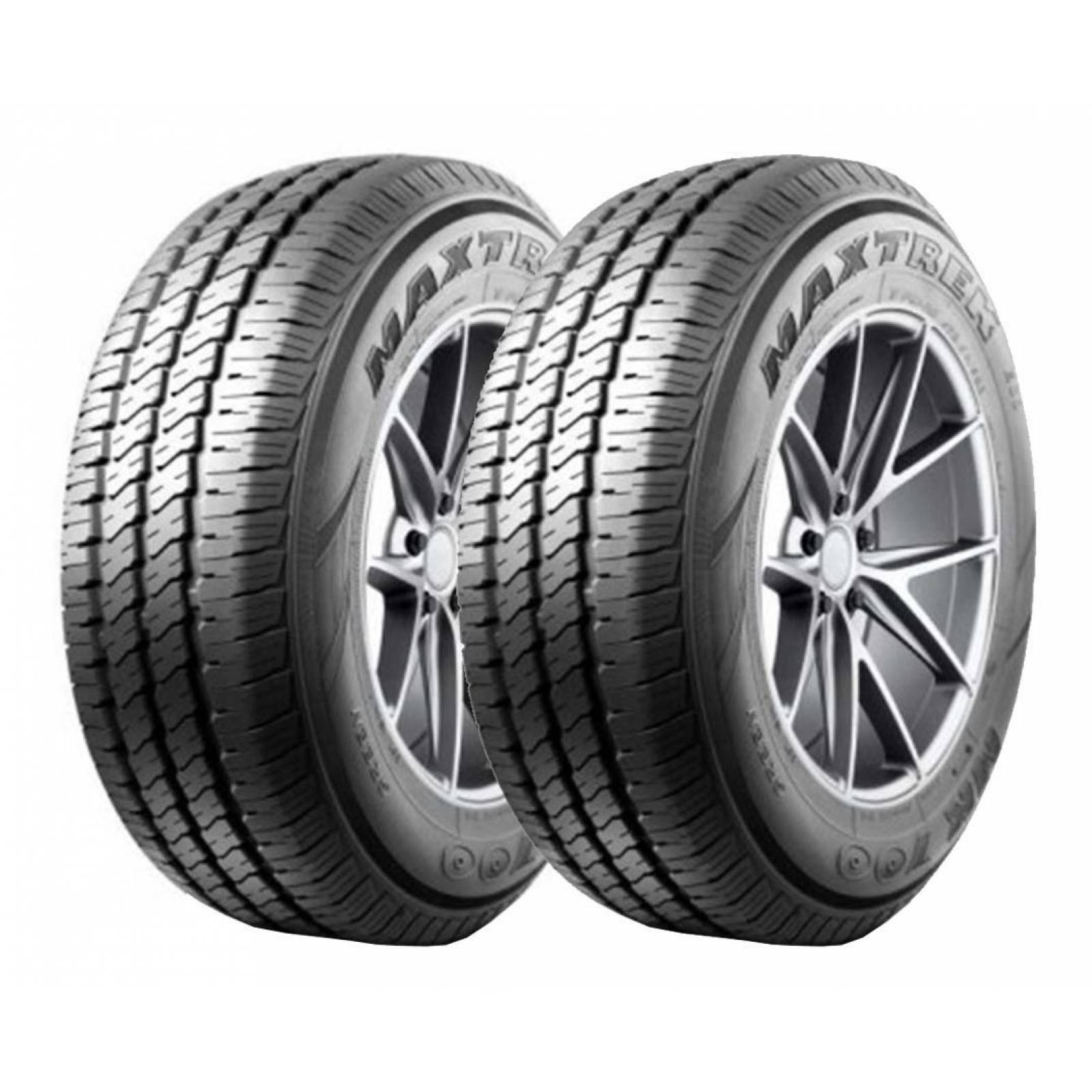 Paquete De 2 Llantas 215 75r16 8c Lt Maxtrek Mk700 113s
