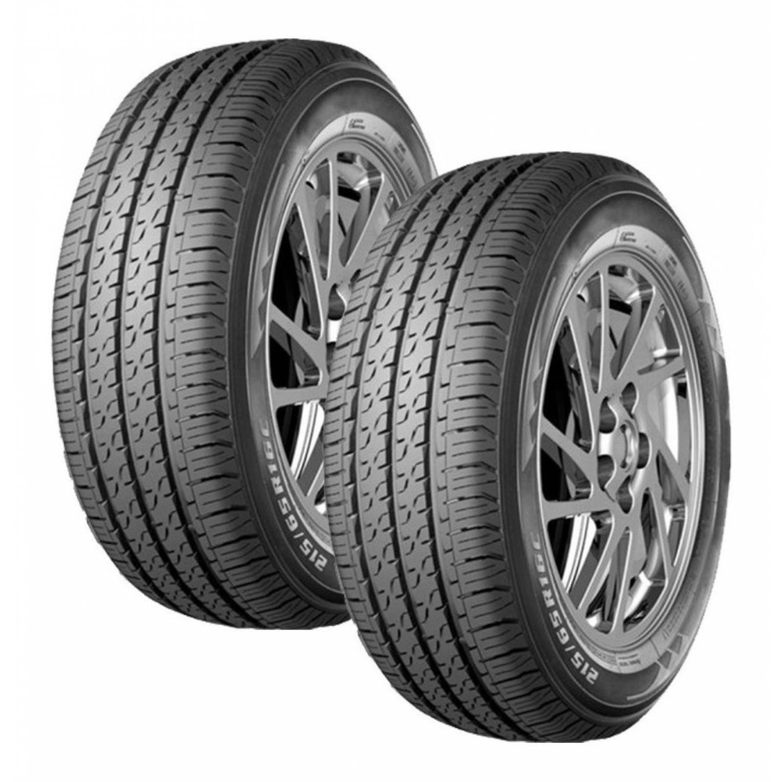 PAQUETE DE 2 LLANTAS 195r15c 8c Saferich Frc96 106/104s