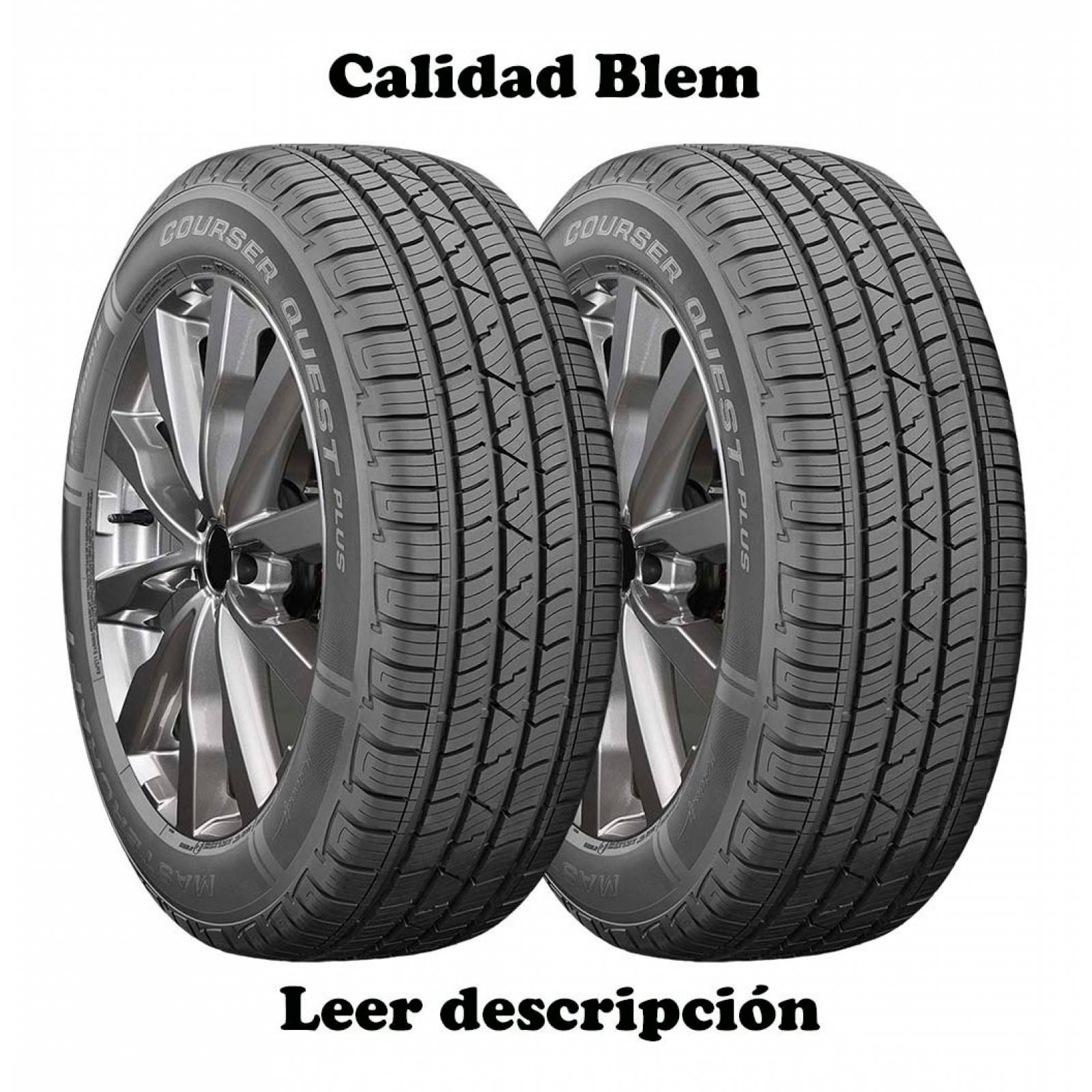 2 LLANTAS 255/60R19 MASTERCRAFT COURSER QUEST PLUS BLEM 109H