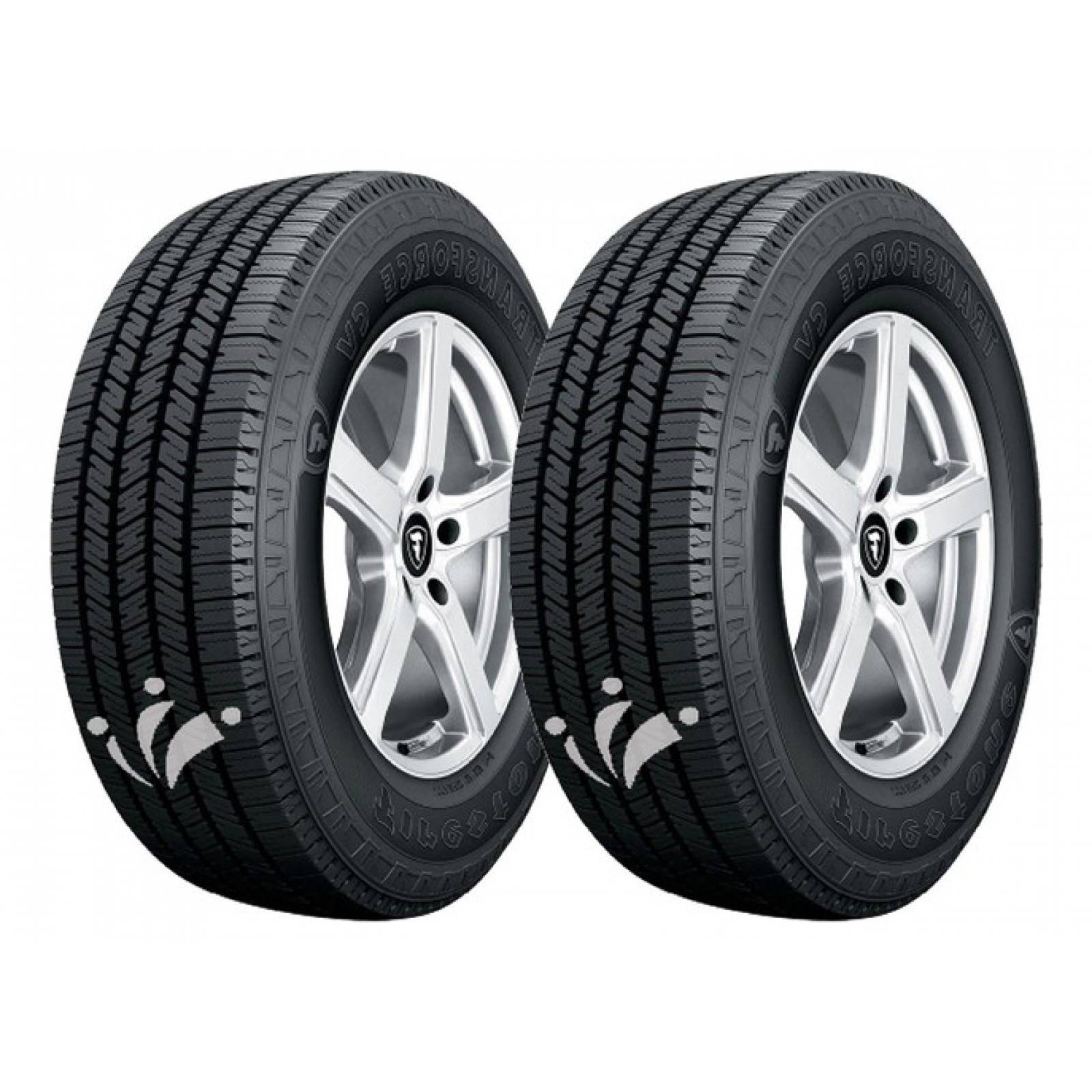 Paquete de 2 Llantas 195R15 Firestone Transforce CV 106R