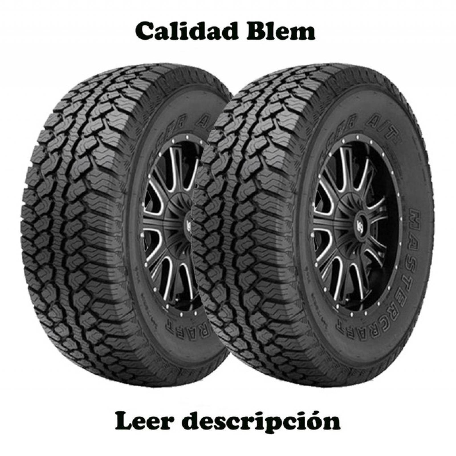 PAQUETE DE 2 LLANTAS 245/75R16 MASTERCRAFT WILDCAT A/T2 BLEM 116R