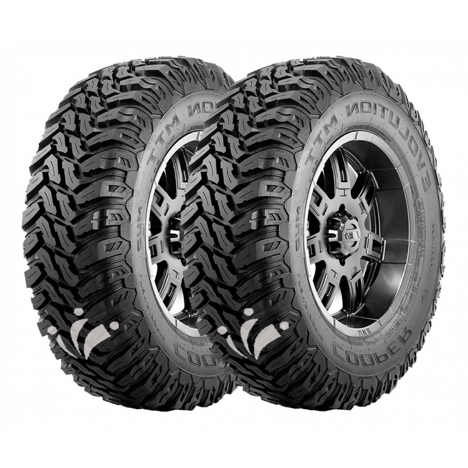 Paquete de 2 Llantas 31x10.50r15 Cooper Evolution Mtt Mud 109q